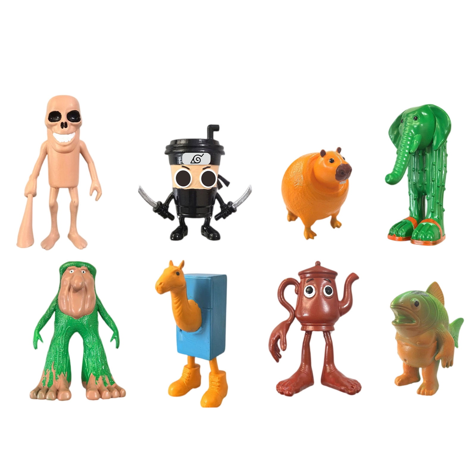 Brain Rot Toys 24Pcs Italian Brainrot Action Figures Tralalero Travala ...