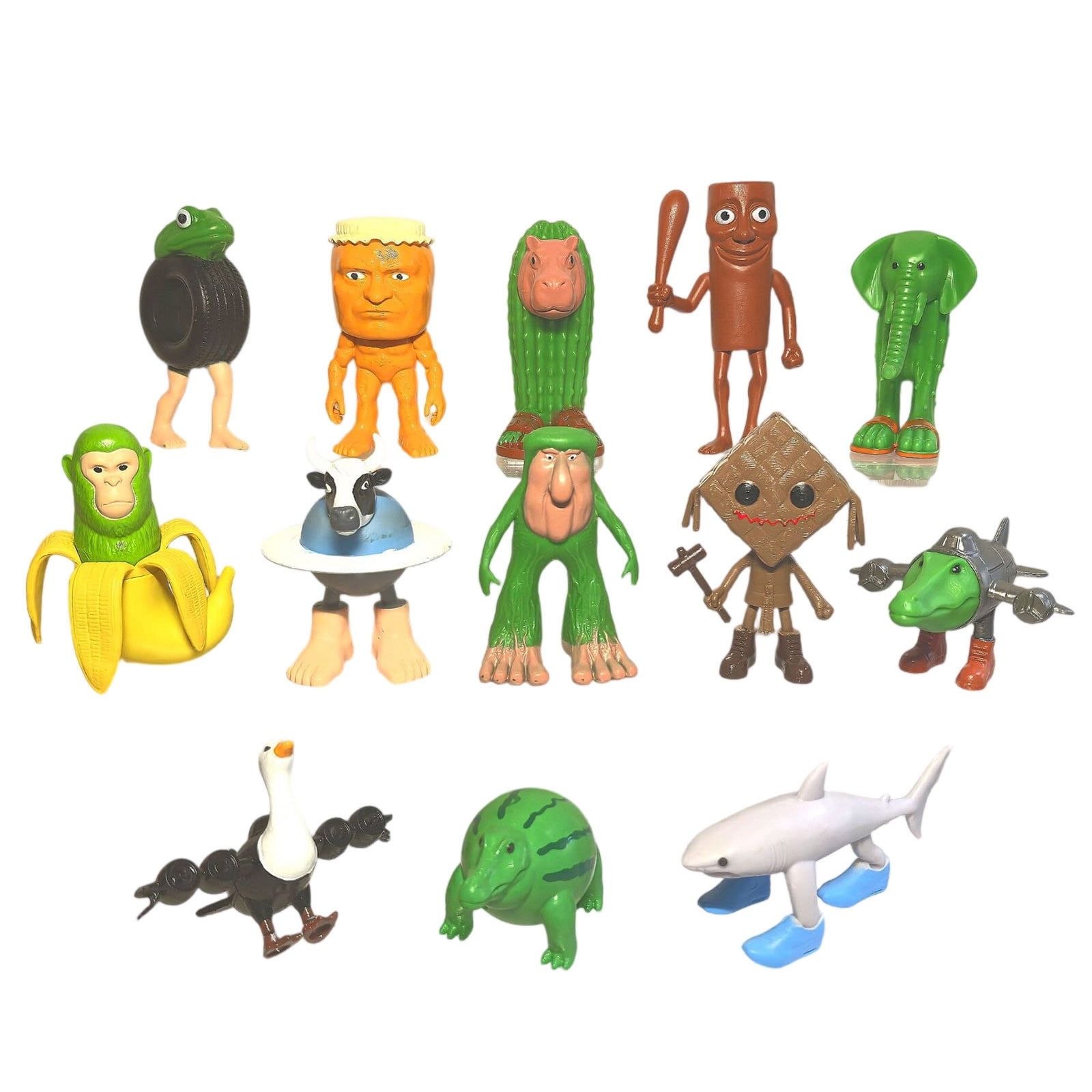 Italian Brainrot Action Figures Set,Funny Collectible Figures for Kids ...