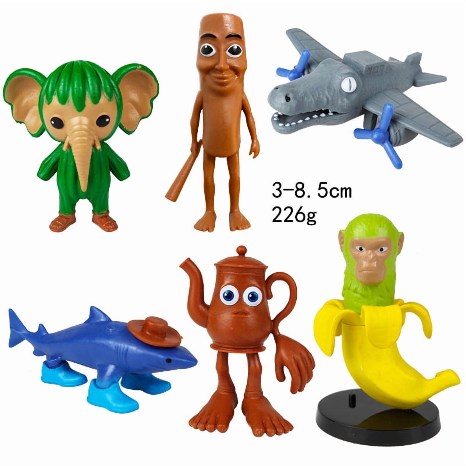 Italian Brainrot Action Figures Tra-lalero Tra-lala Animals Tung-Tung ...