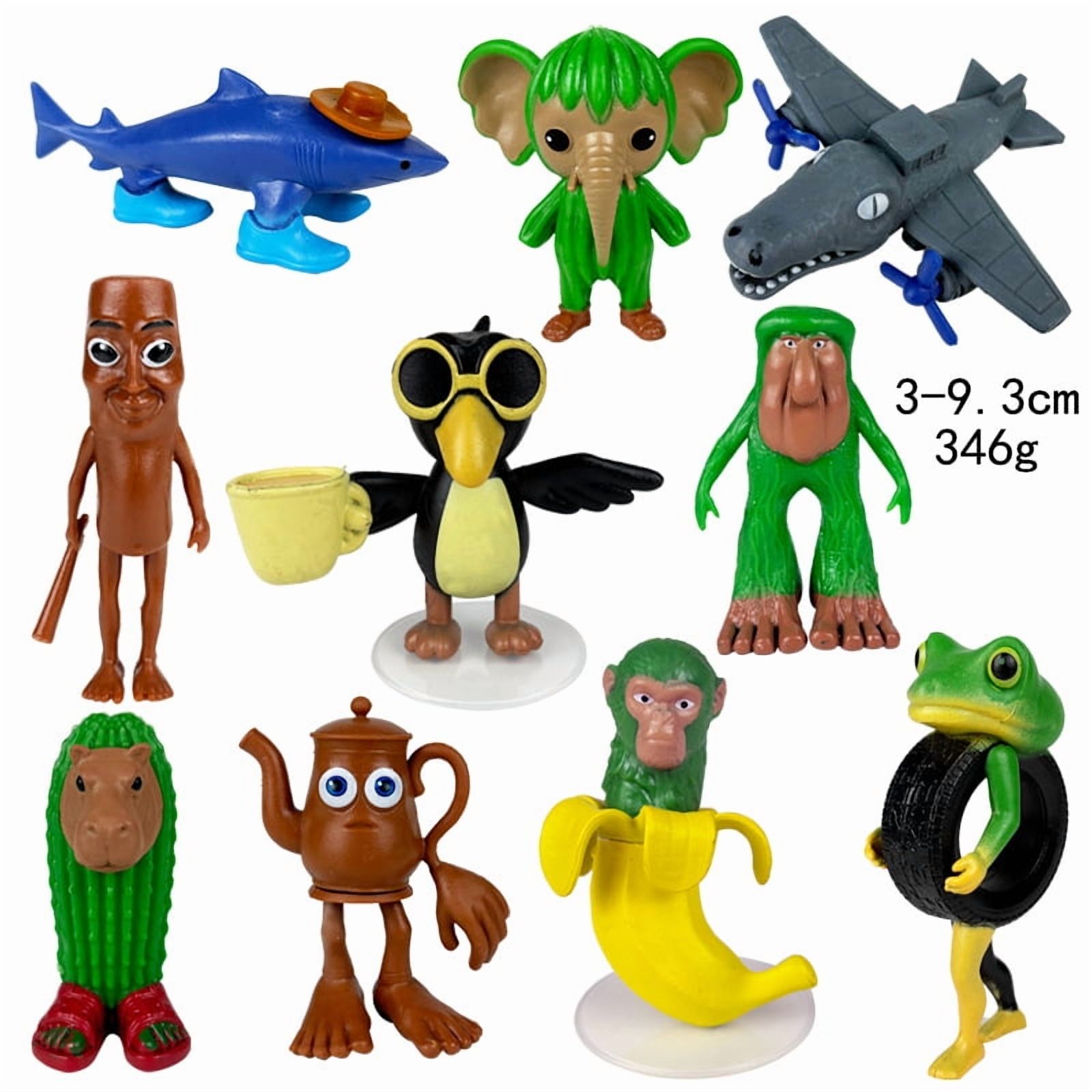 Italian Brainrot Action Figures Tra-lalero Tra-lala Animals Tung-Tung ...
