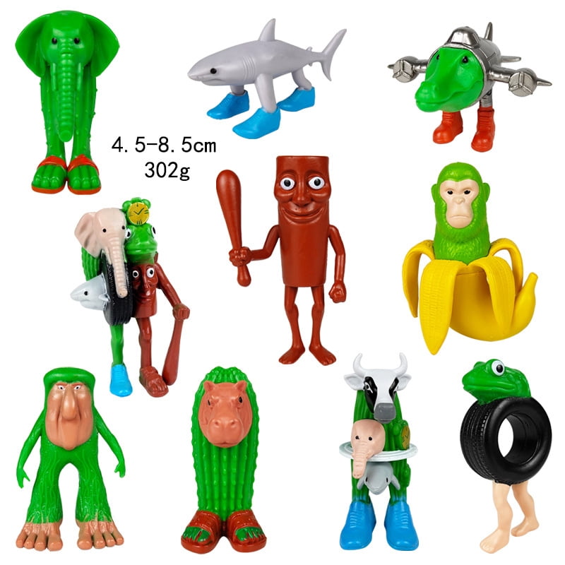 Italian Brainrot Action Figures Tra-lalero Tra-lala Animals Tung-Tung ...