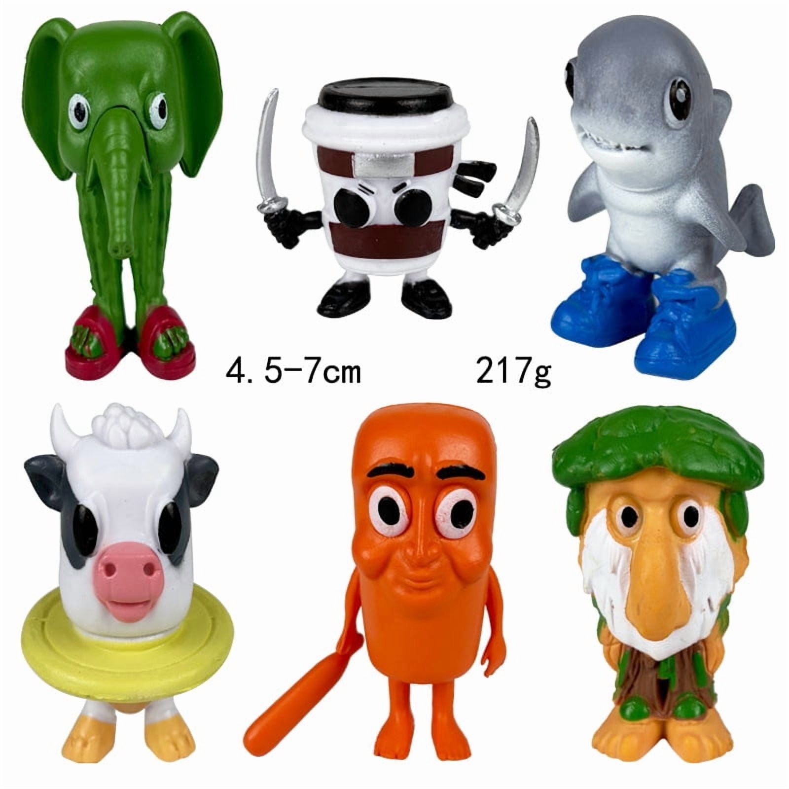 Italian Brainrot Action Figures Tra-lalero Tra-lala Animals Tung-Tung ...