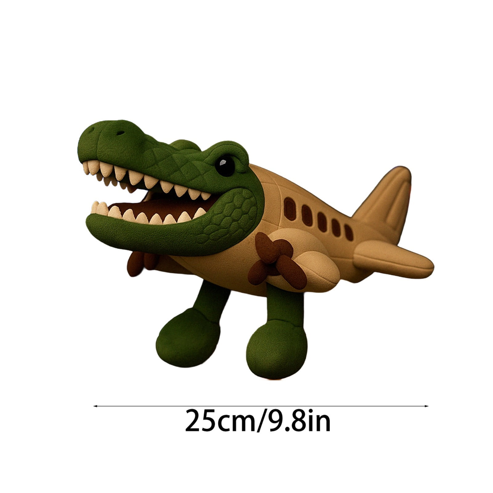 Italian Brainrot Ai Italian Animals Bombardino Crocodilo Plush Toy 9.8 ...