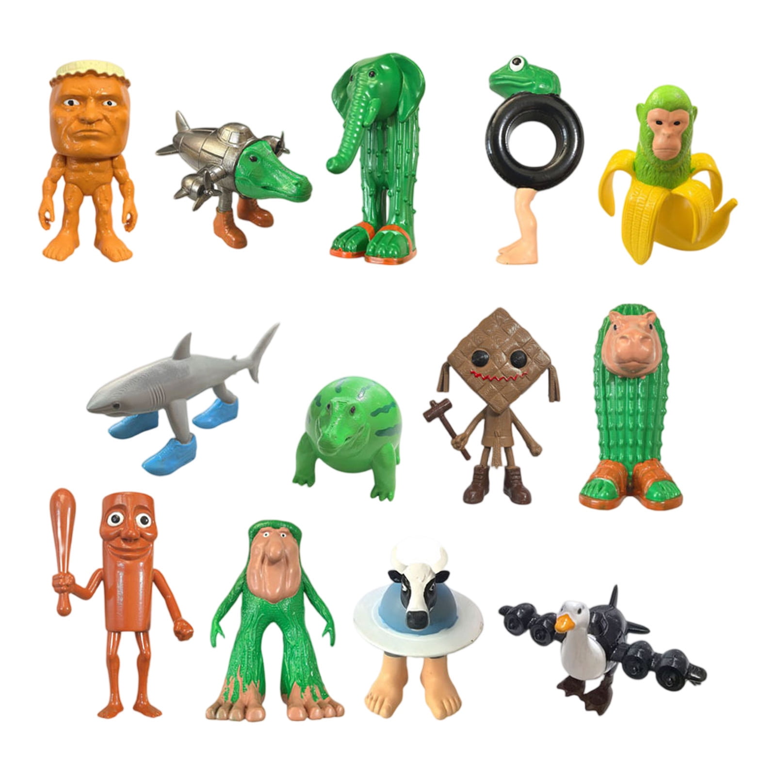 Italian Brainrot Ai Italian Animals Small Dolls Kit Ornaments Model ...