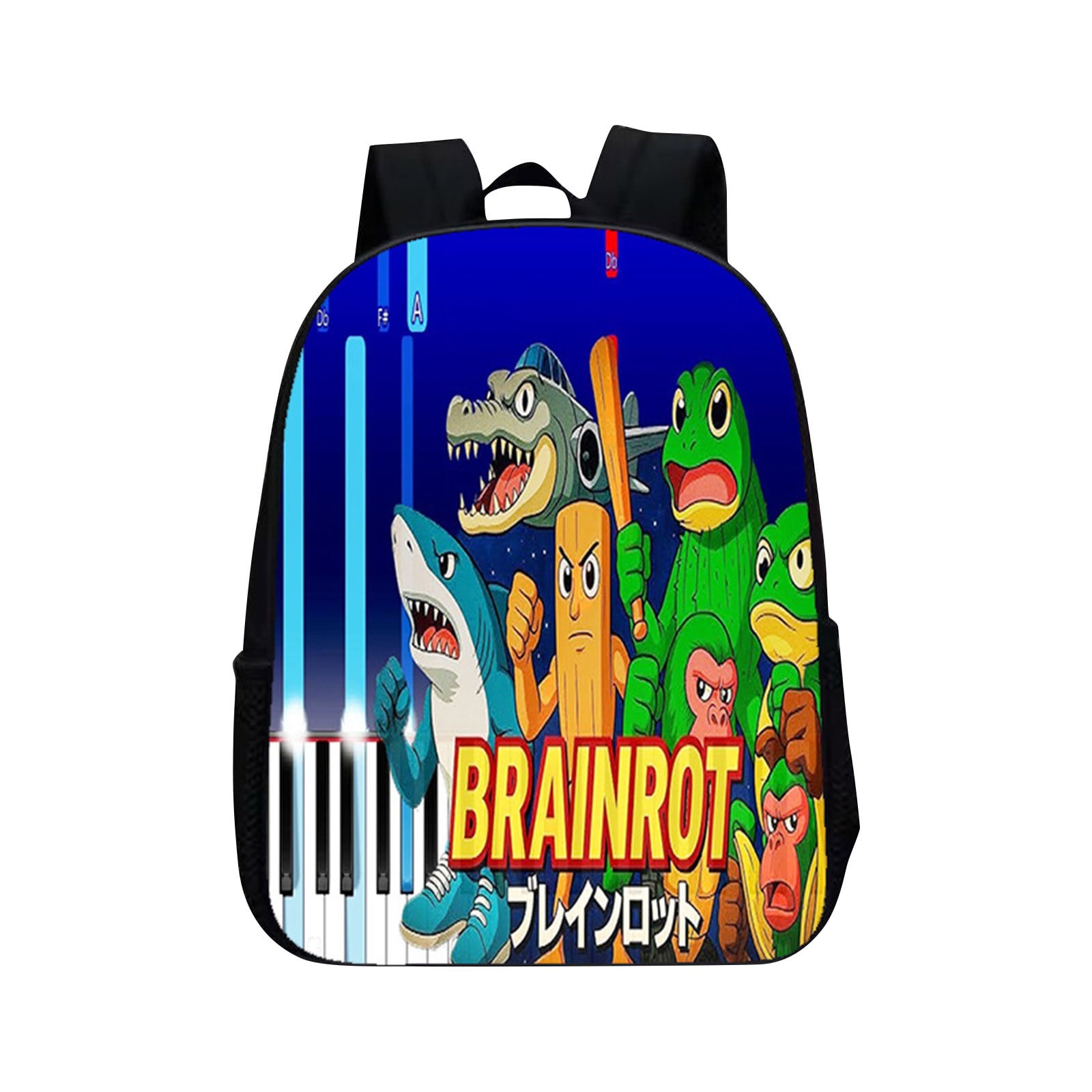 Italian Brainrot Animals AI Printed tungtungtung sahur Travel Backpack ...