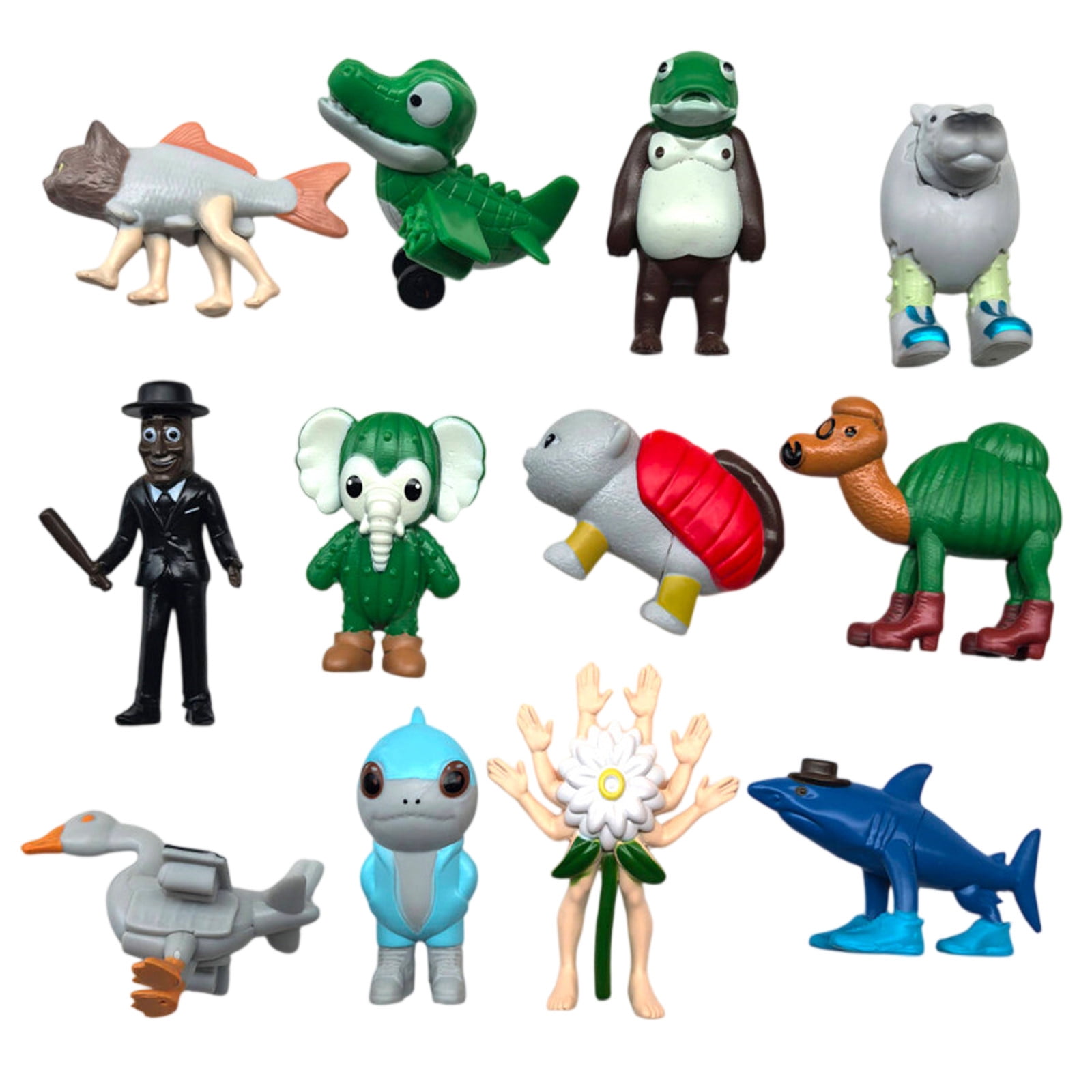 Italian Brainrot Animals Figures Building Block Set Tung Tung Tung ...