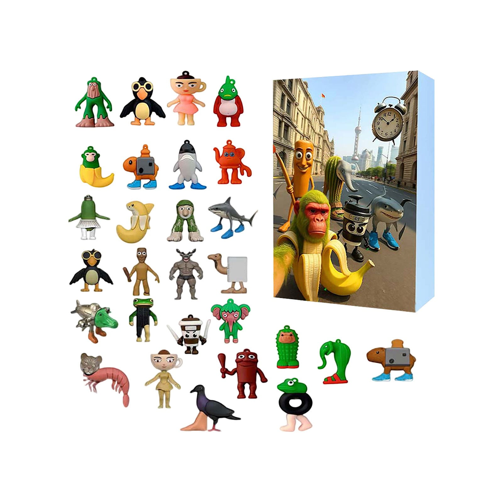 Italian Brainrot Animals Series Mini Action Figure – Standing Pose ...