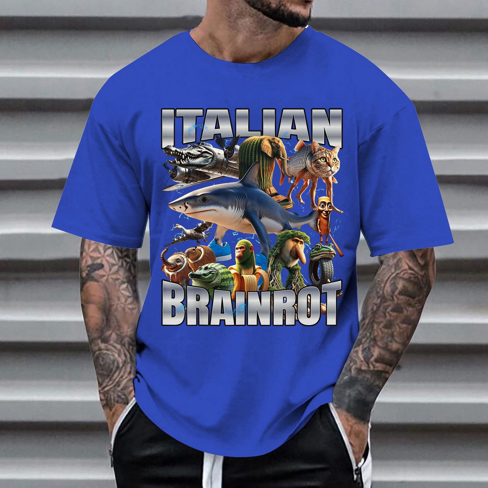 Italian Brainrot Animals T-shirt, Italian Brainrot Animals Patterns ...