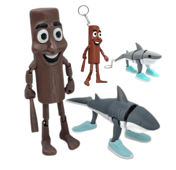 Italian Brainrot Animals Toys 5 Inch 3D Tung Tung Tung Sahur Keychain ...