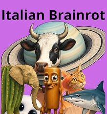 Italian Brainrot Animals Toys Boneca Ambalabu Collection Figure Toys, 6 ...