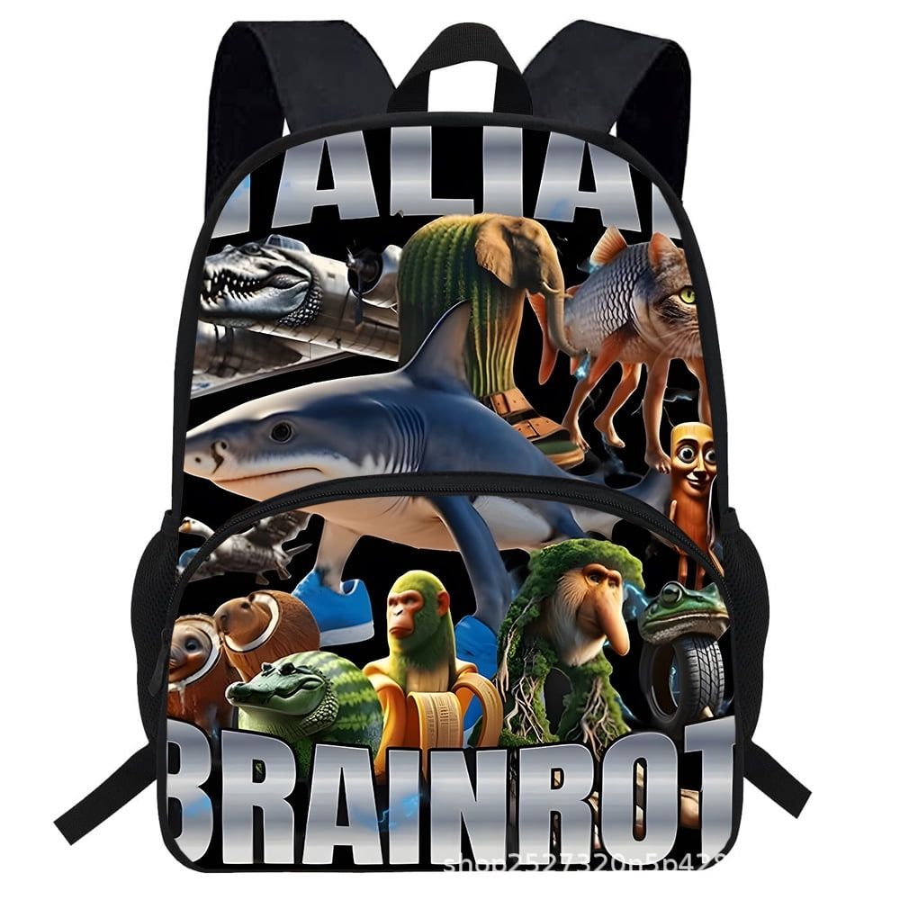 Italian Brainrot Backpack, 2025 Hot School Backpack, Back to School ...