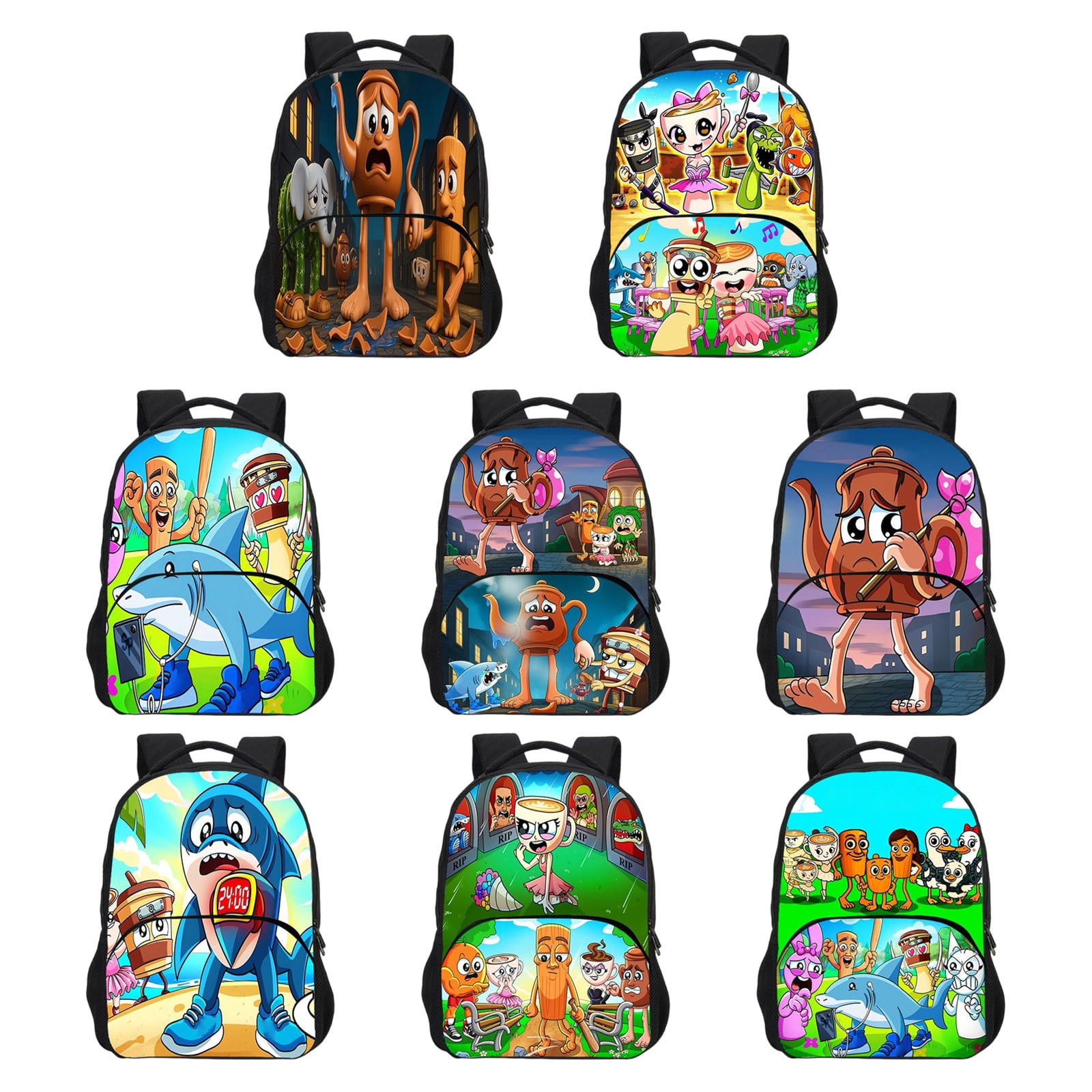 Italian Brainrot Backpack, 3D Digital Printing Backpack, AI-Crafted ...