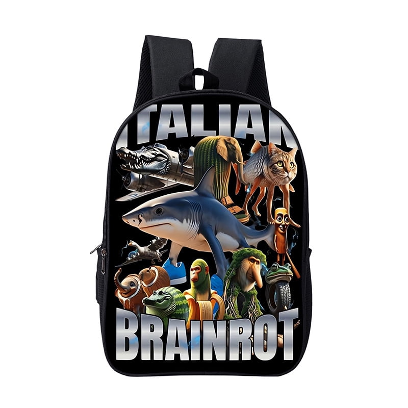 Italian Brainrot Backpack, 3D Digital Printing Backpack, Back to School ...