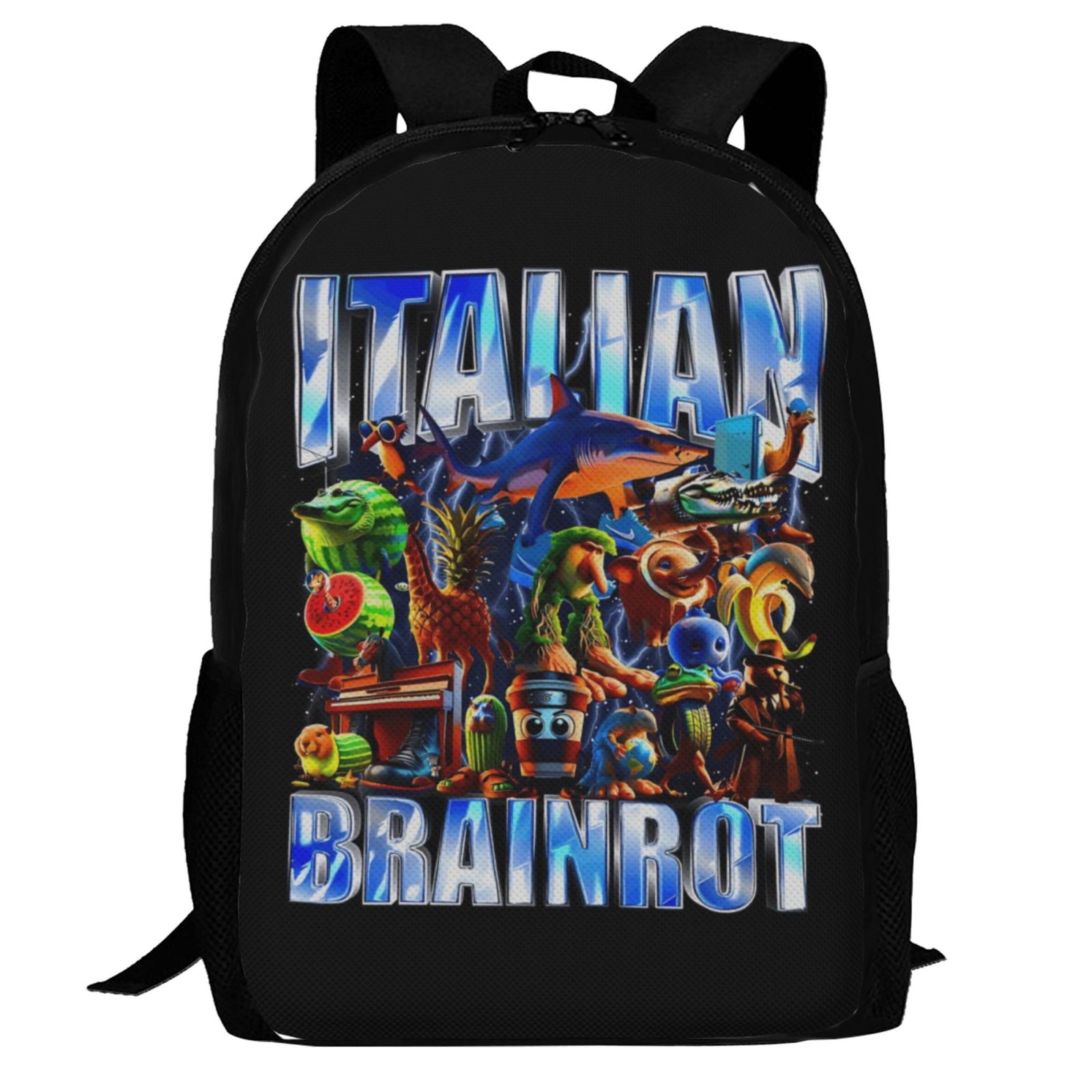 Italian Brainrot Backpack,3d Print Laptop Backpack Lightweight Casual ...