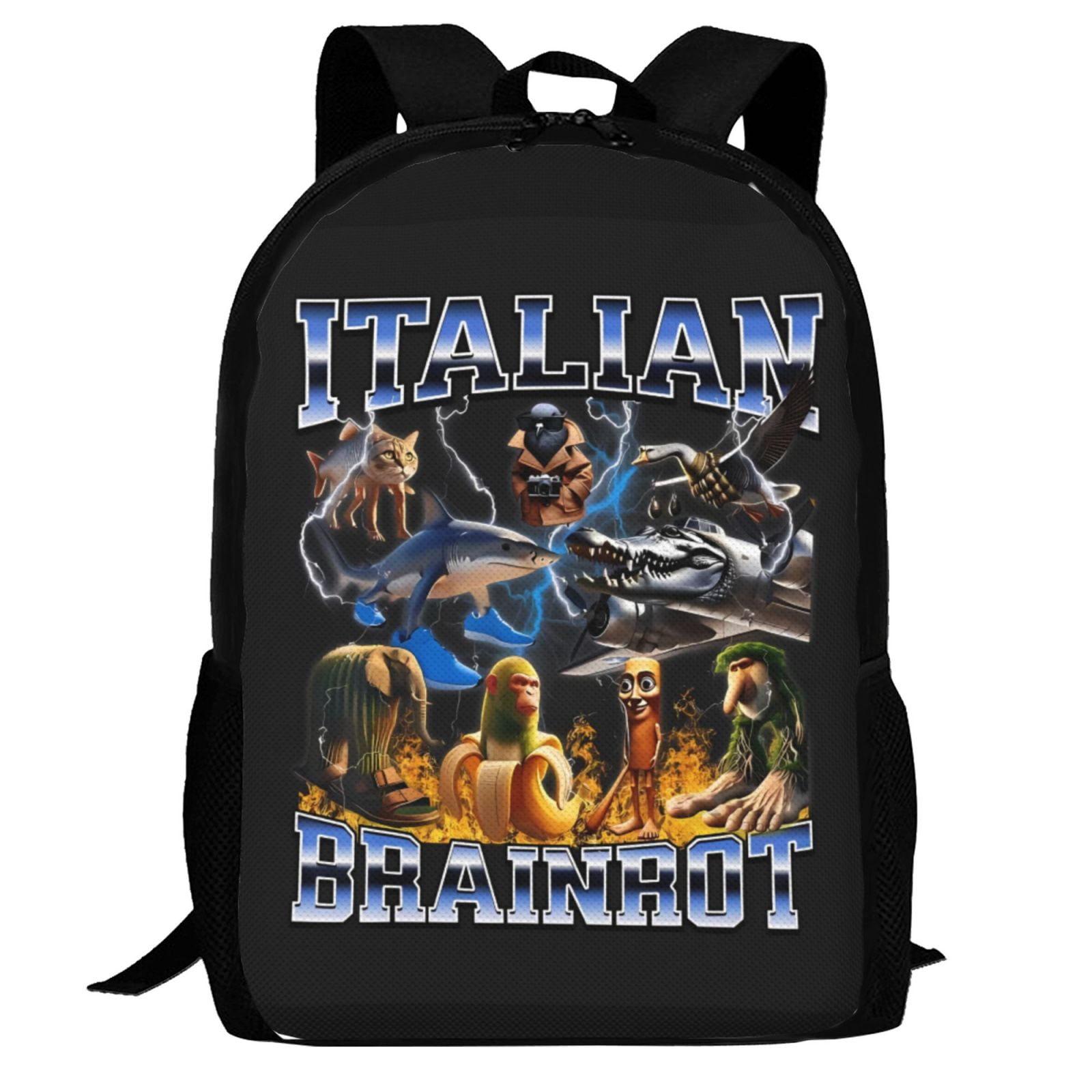 Italian Brainrot Backpack,3d Print Laptop Backpack Lightweight Casual ...