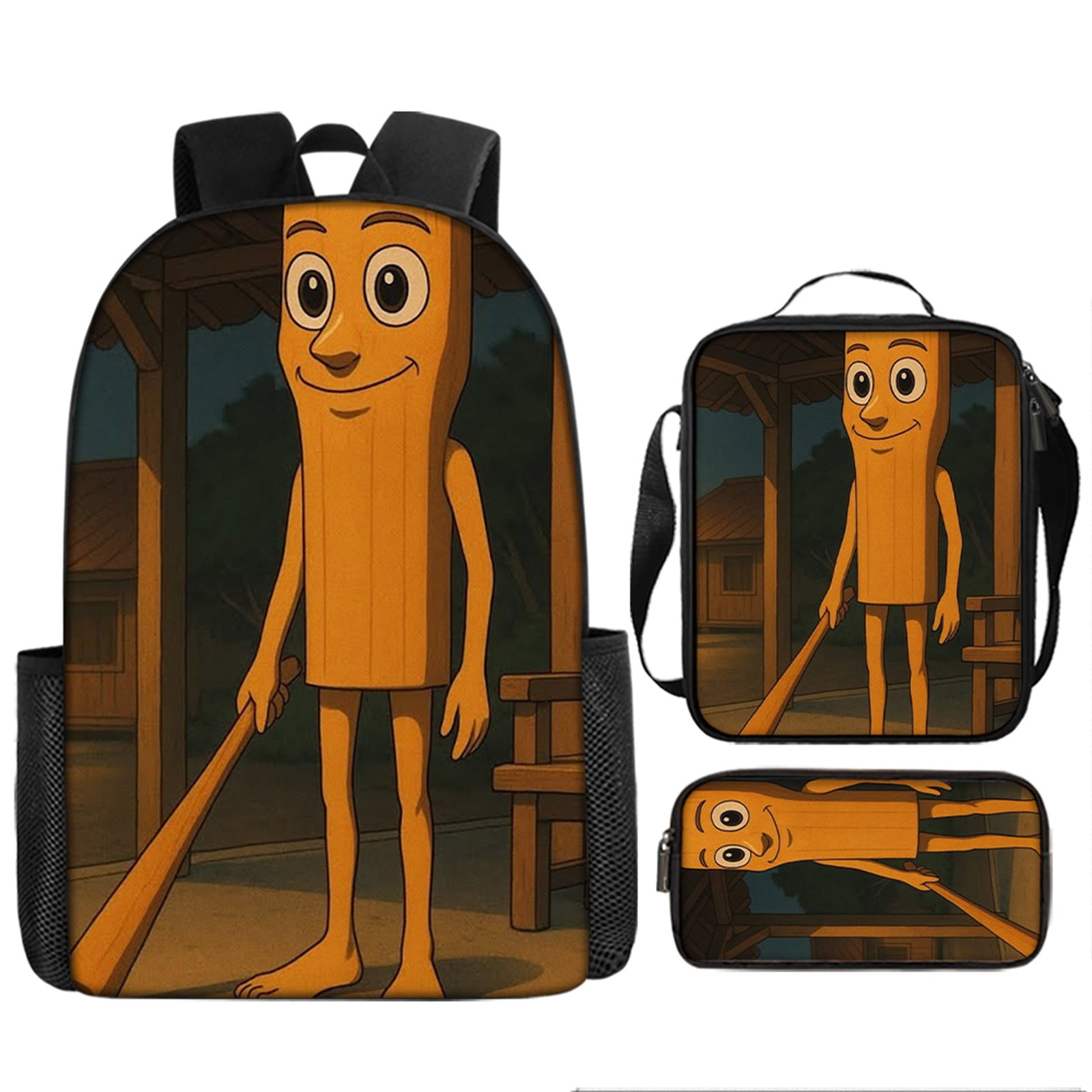 Italian Brainrot Backpack Back to School 3PCS Set, AI Animals Theme ...