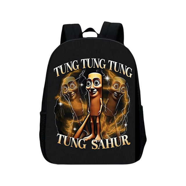 Italian Brainrot Backpack, Back to School Supplies, 14" Italian ...