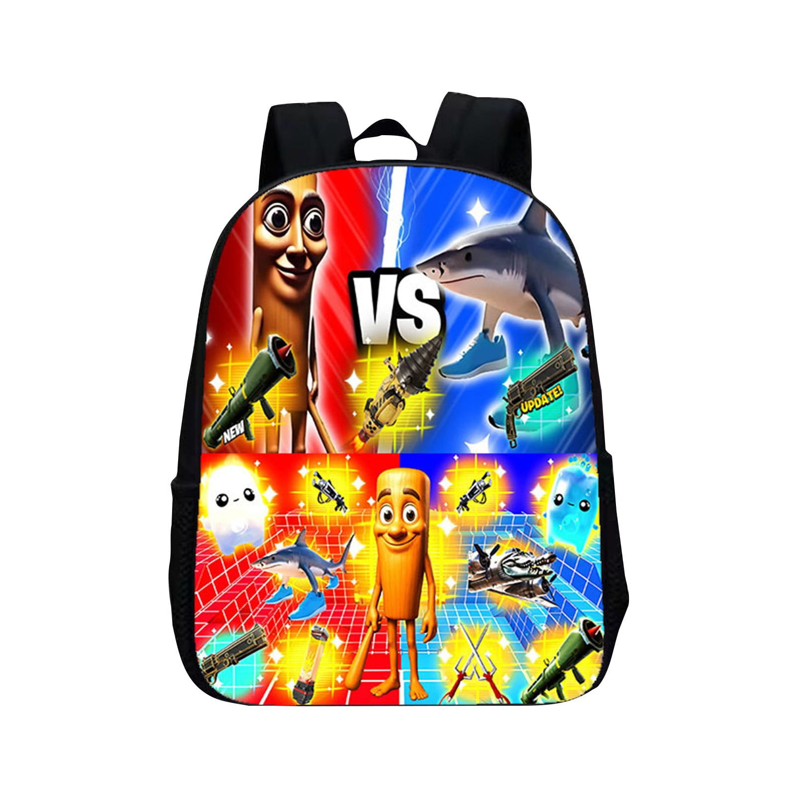 Italian Brainrot Backpack, Back to School Supplies, 14" Italian ...