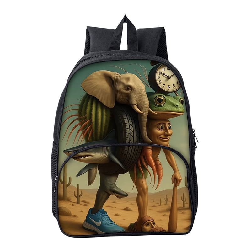 Italian Brainrot Backpack, Back to School Merch, Travel Book Bag ...