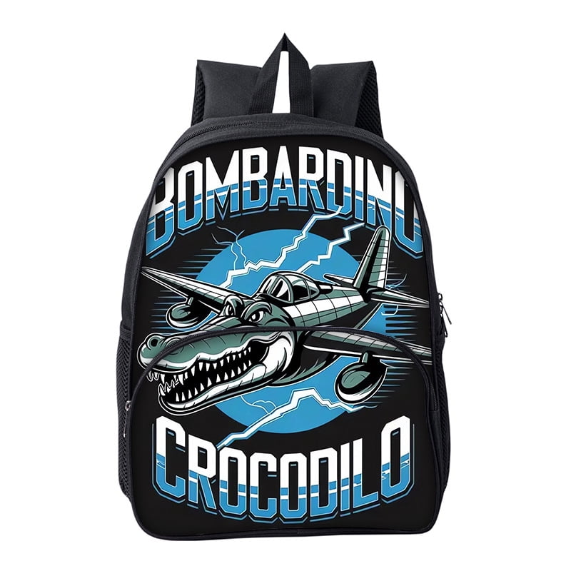 Italian Brainrot Backpack, Back to School Merch, Travel Book Bag ...