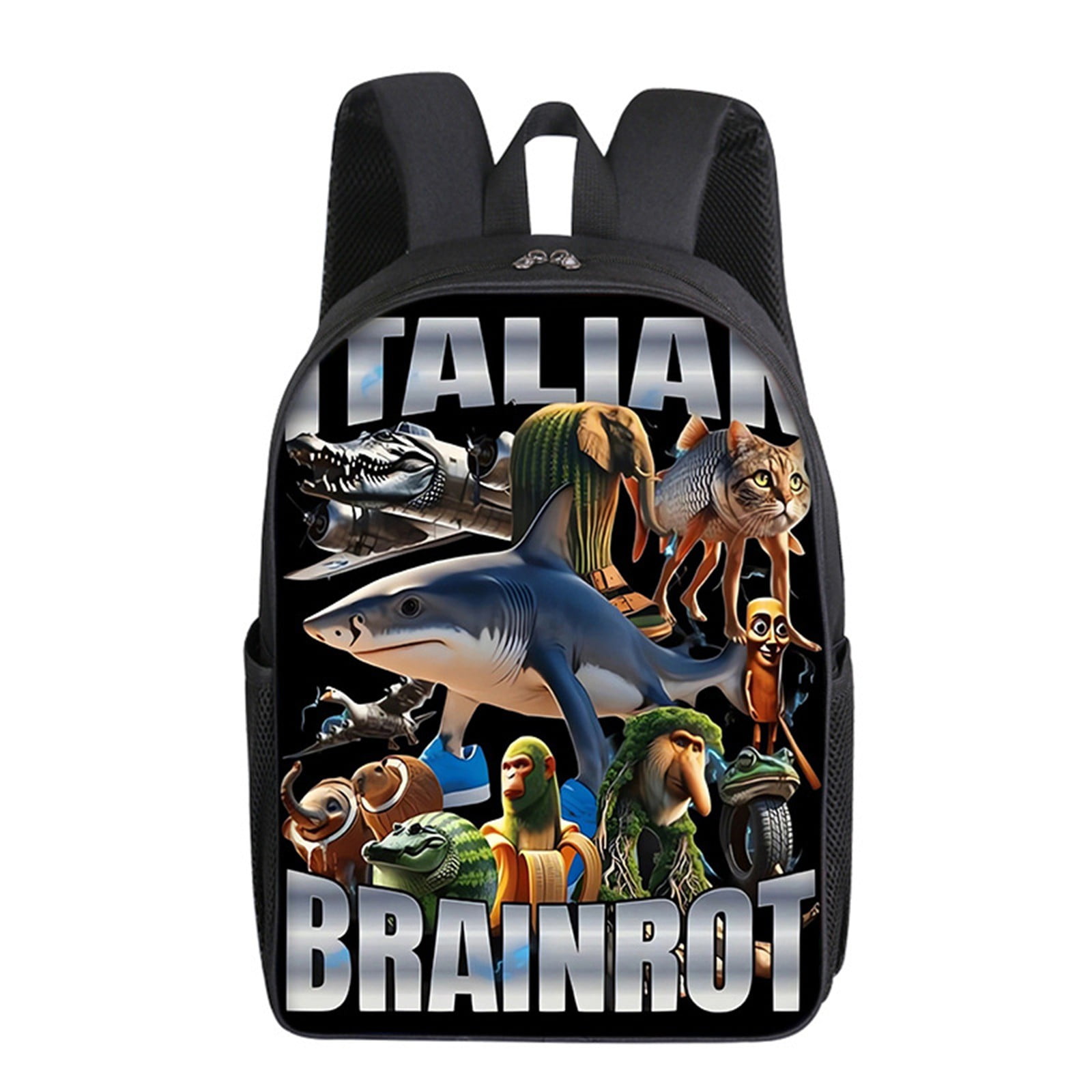 Italian Brainrot Backpack - Italian Brainrot School Backpack with ...