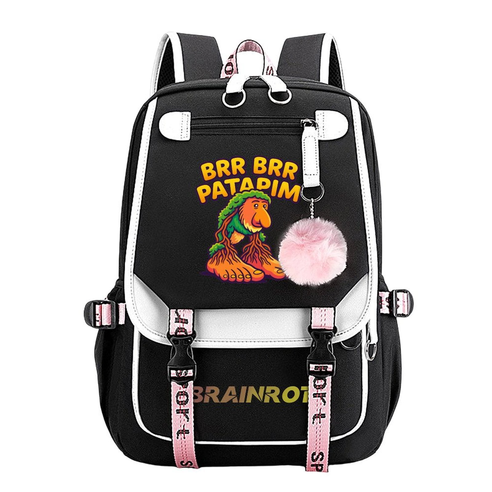 Italian Brainrot Backpack Laptop Travel Backpacks Animal Pattern ...