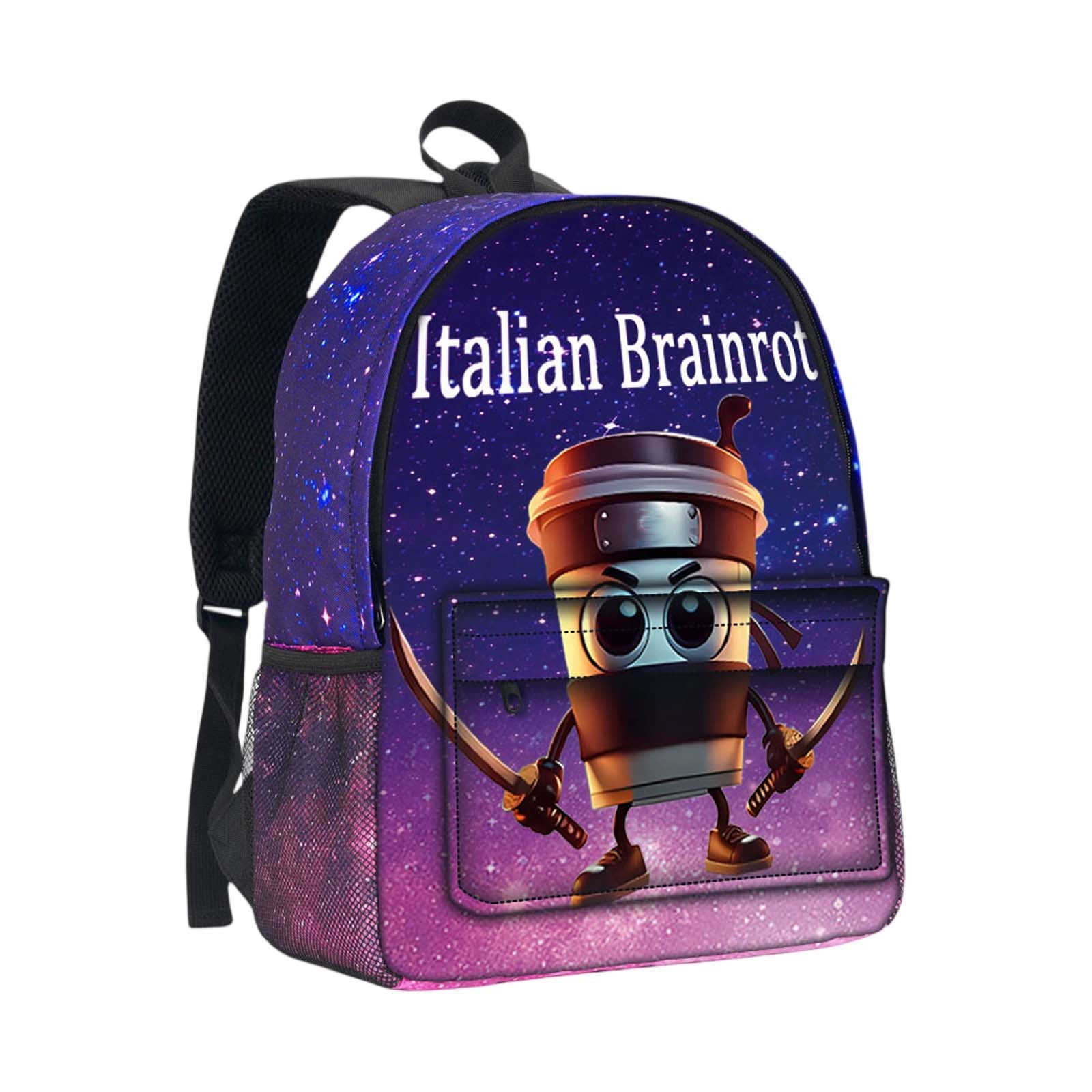 Italian Brainrot Backpack Set, Italian Brainrot Lightweight Casual ...