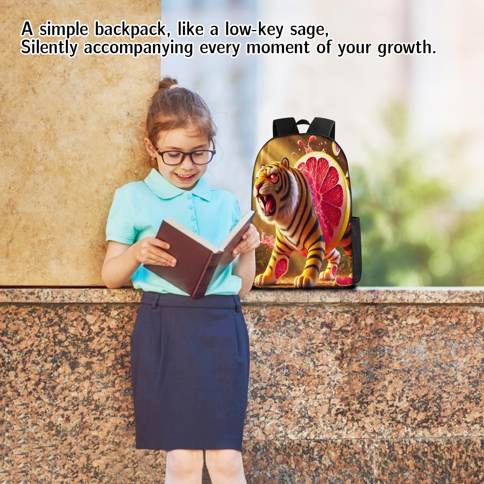 Italian Brainrot Backpack for Students - Cute Cartoon Printed Backpack ...