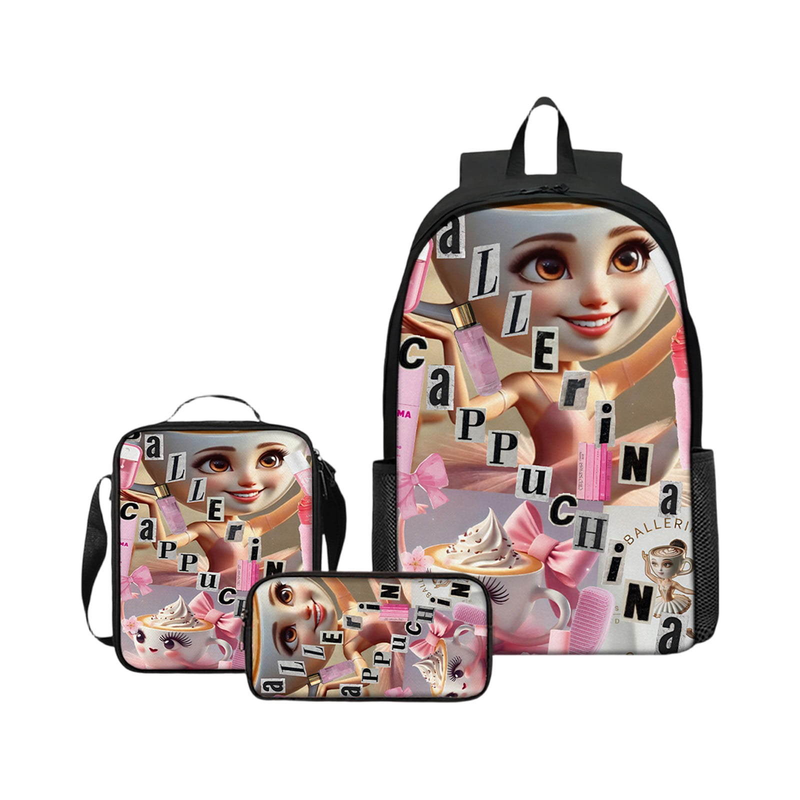 Italian Brainrot Backpack for Students, Italian Brainrot 3d Digital ...