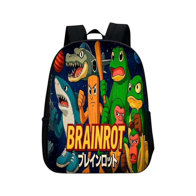 Italian Brainrot Backpack, Tralalero Tralala Backpack, Casual Italian ...