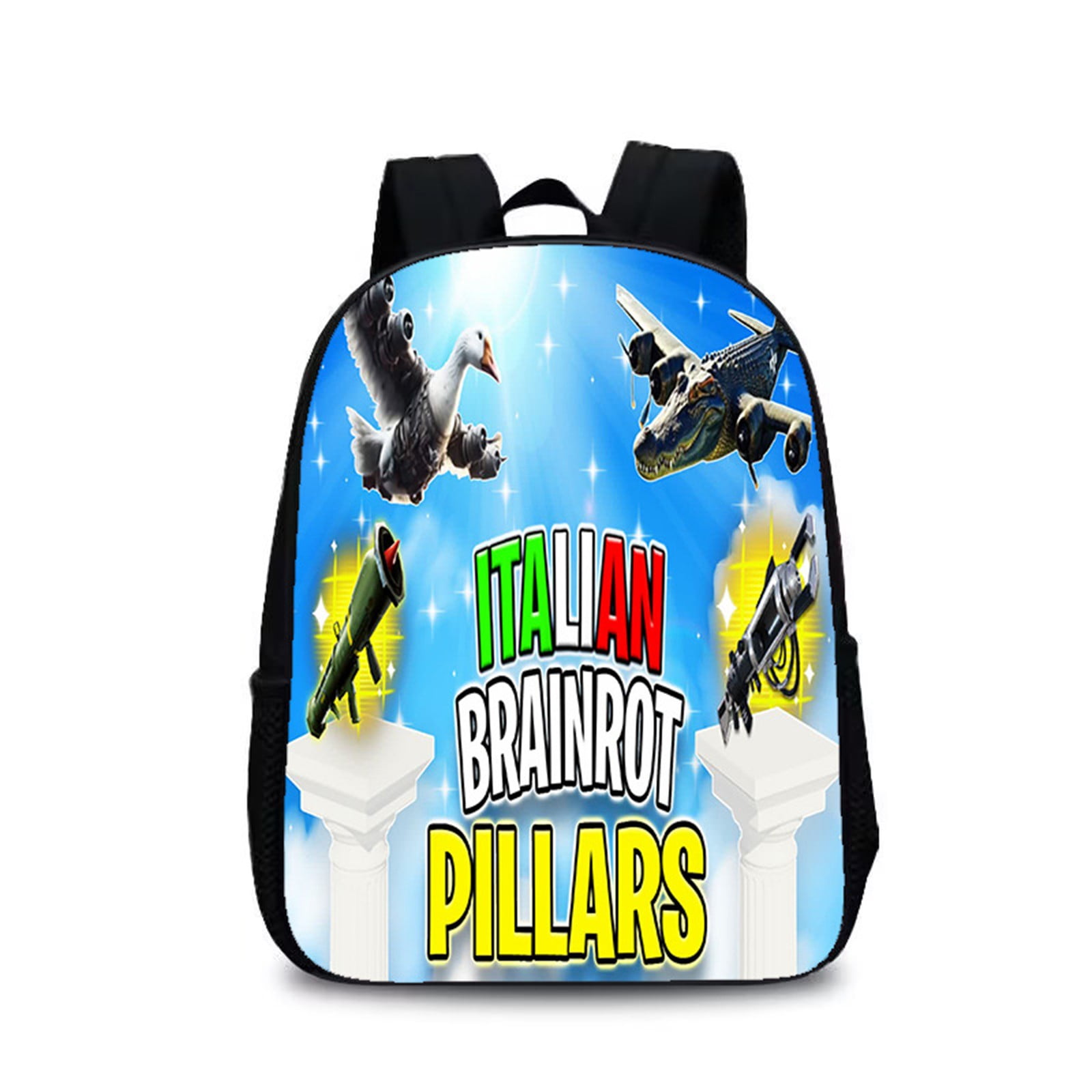 Italian Brainrot Backpack, Tralalero Tralala Backpack, Casual Italian ...