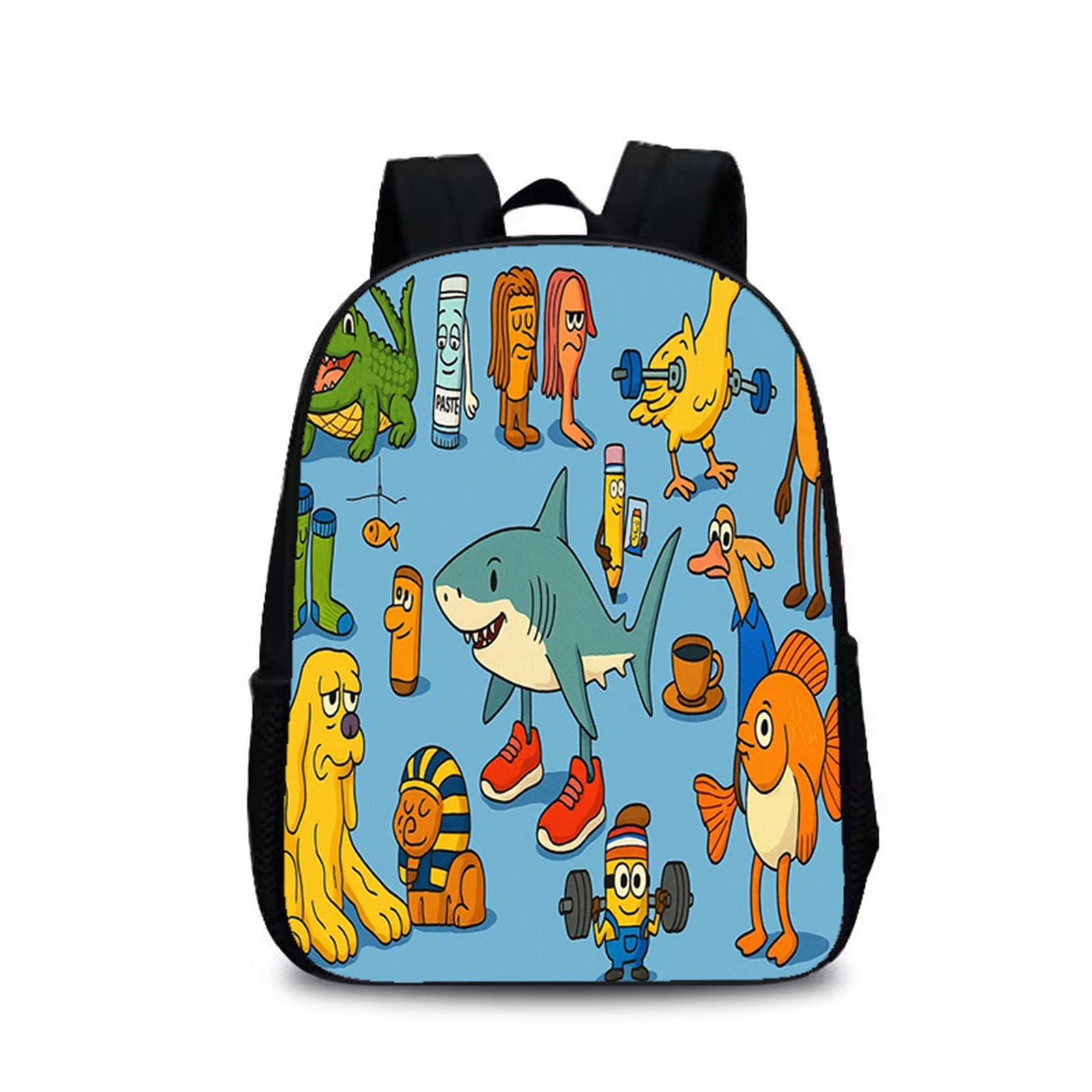 Italian Brainrot Backpack, Tralalero Tralala Backpack, Casual Italian ...