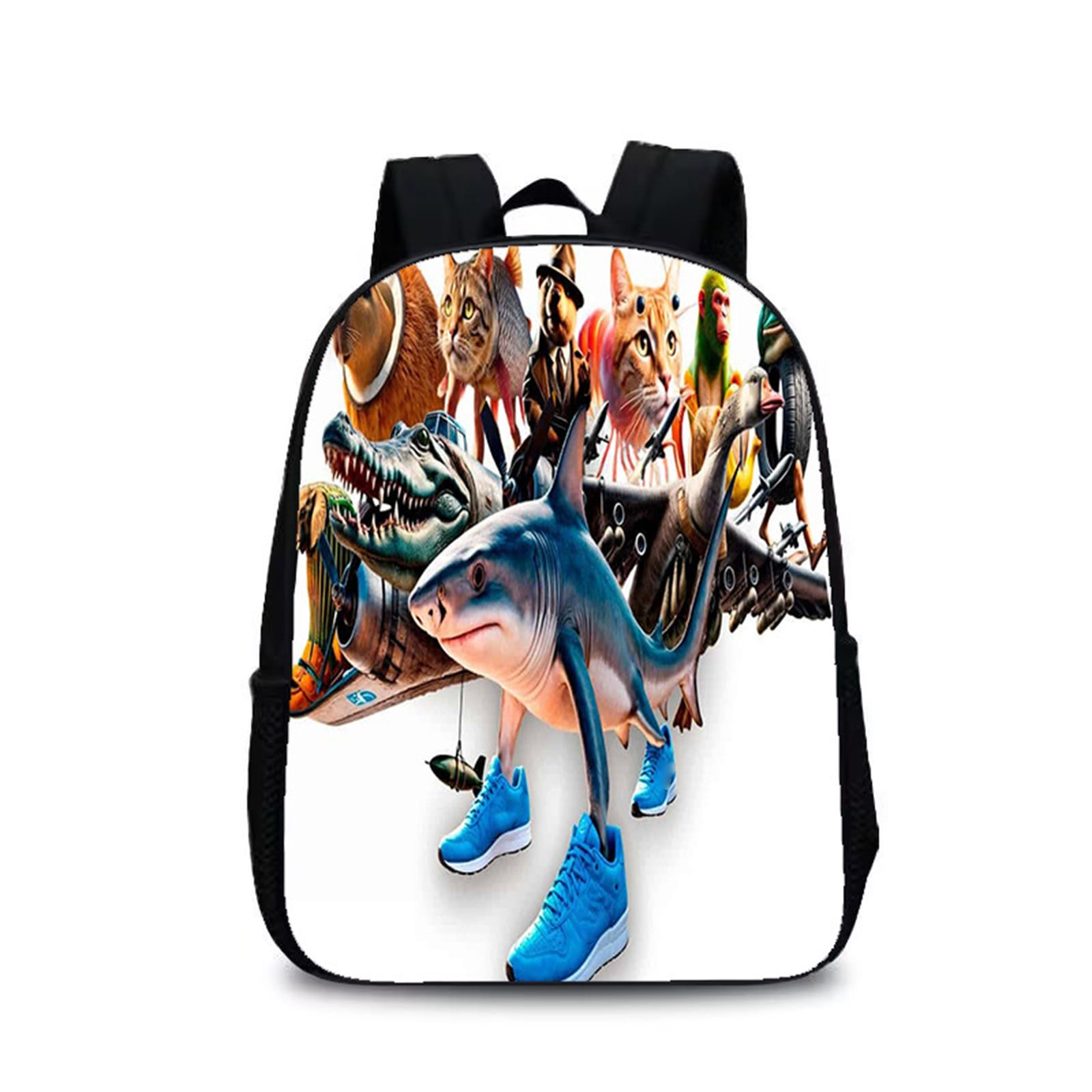 Italian Brainrot Backpack, Tralalero Tralala Backpack, Casual Italian ...