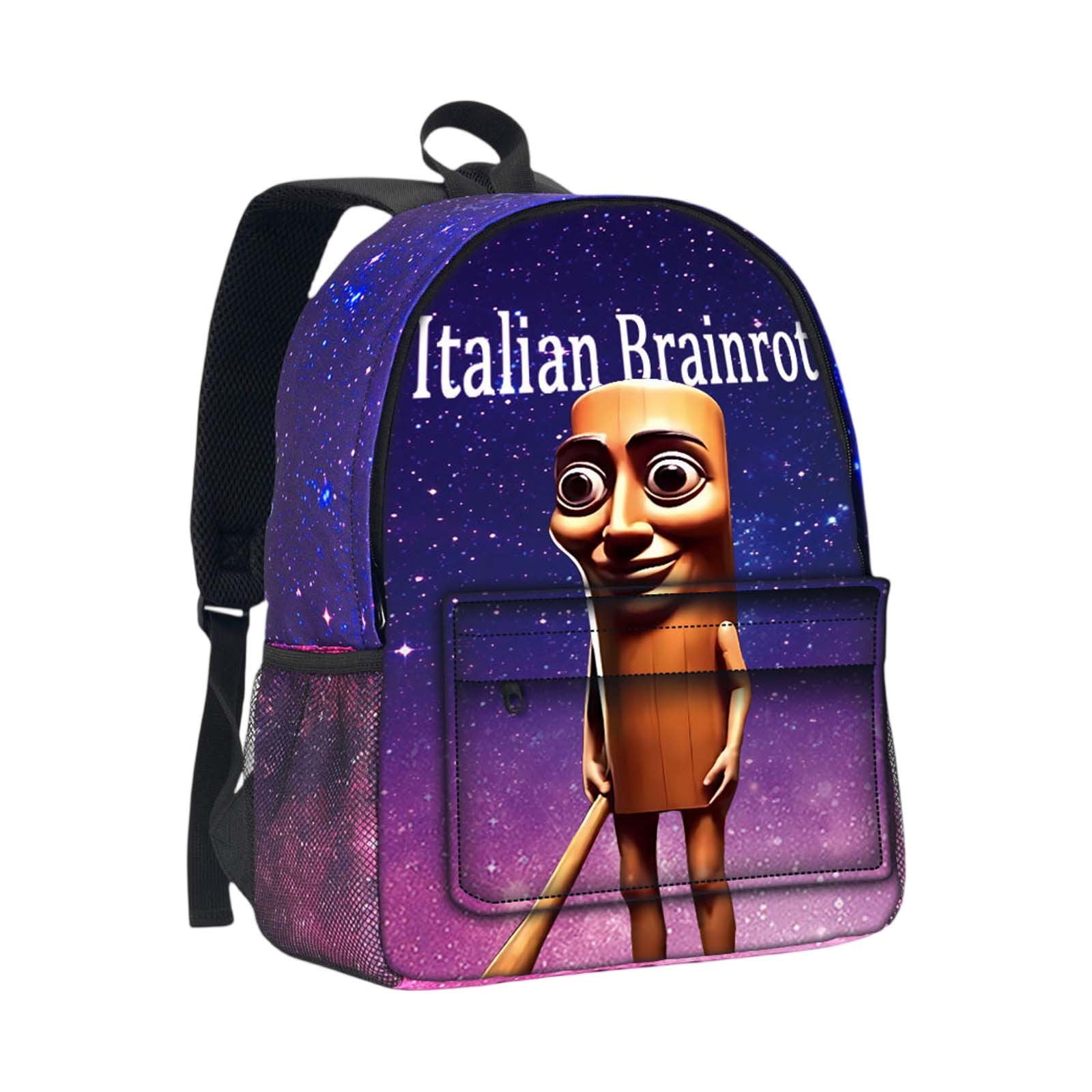Italian Brainrot Backpack Tralalero Tralala Backpack, Italian Brainrot ...