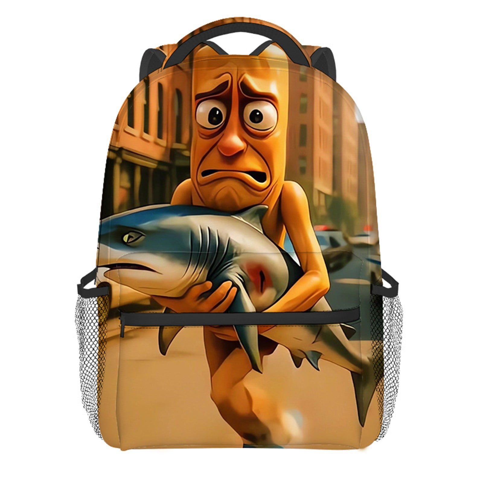 Italian Brainrot Backpack Tralalero Tralala Backpack, Italian Brainrot Travel Backpacks for ...