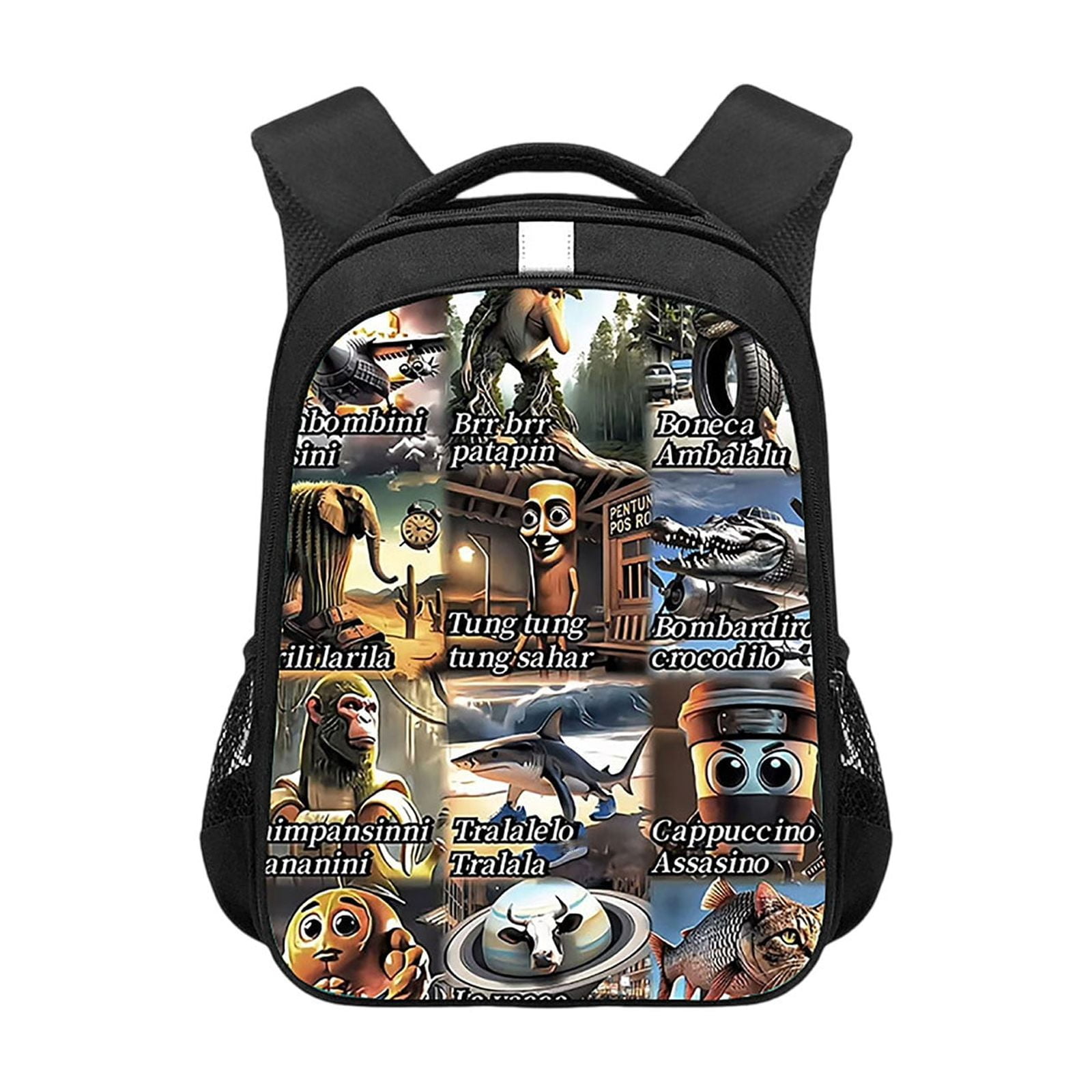 Italian Brainrot Backpack Tralalero Tralala Backpack, Italian Brainrot ...