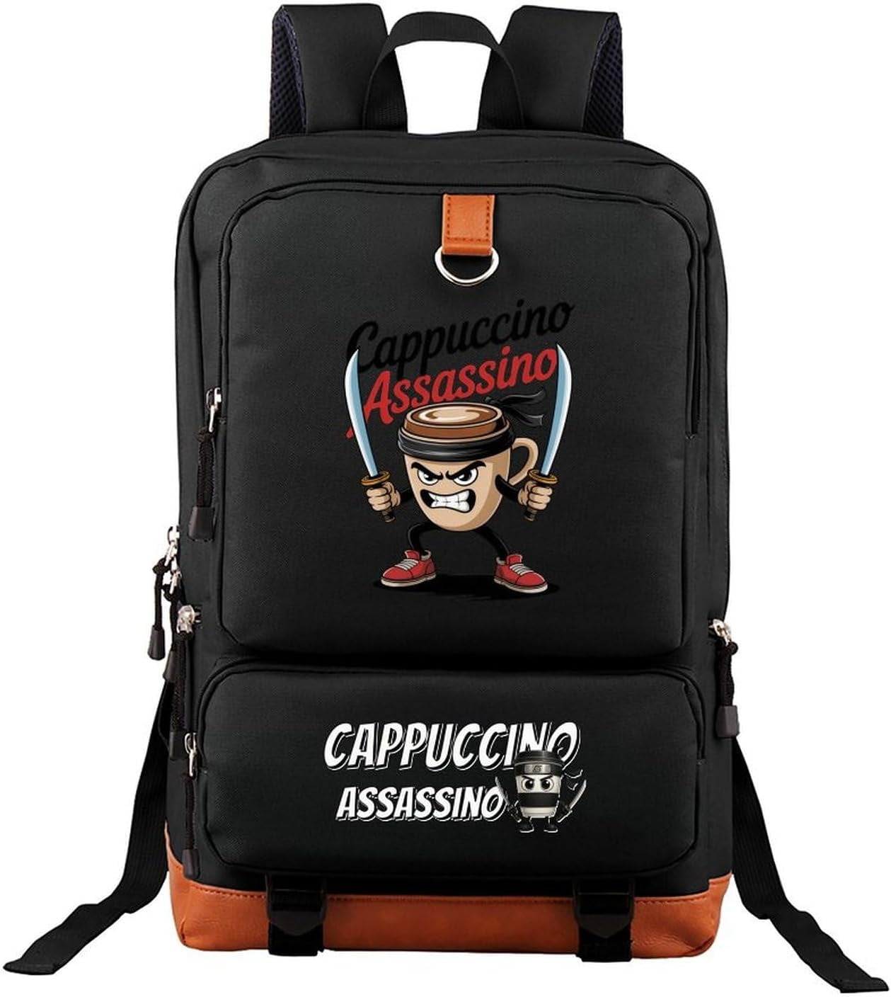 Italian Brainrot Backpack Tung Tung Tung Sahur Game Laptop Backpacks ...