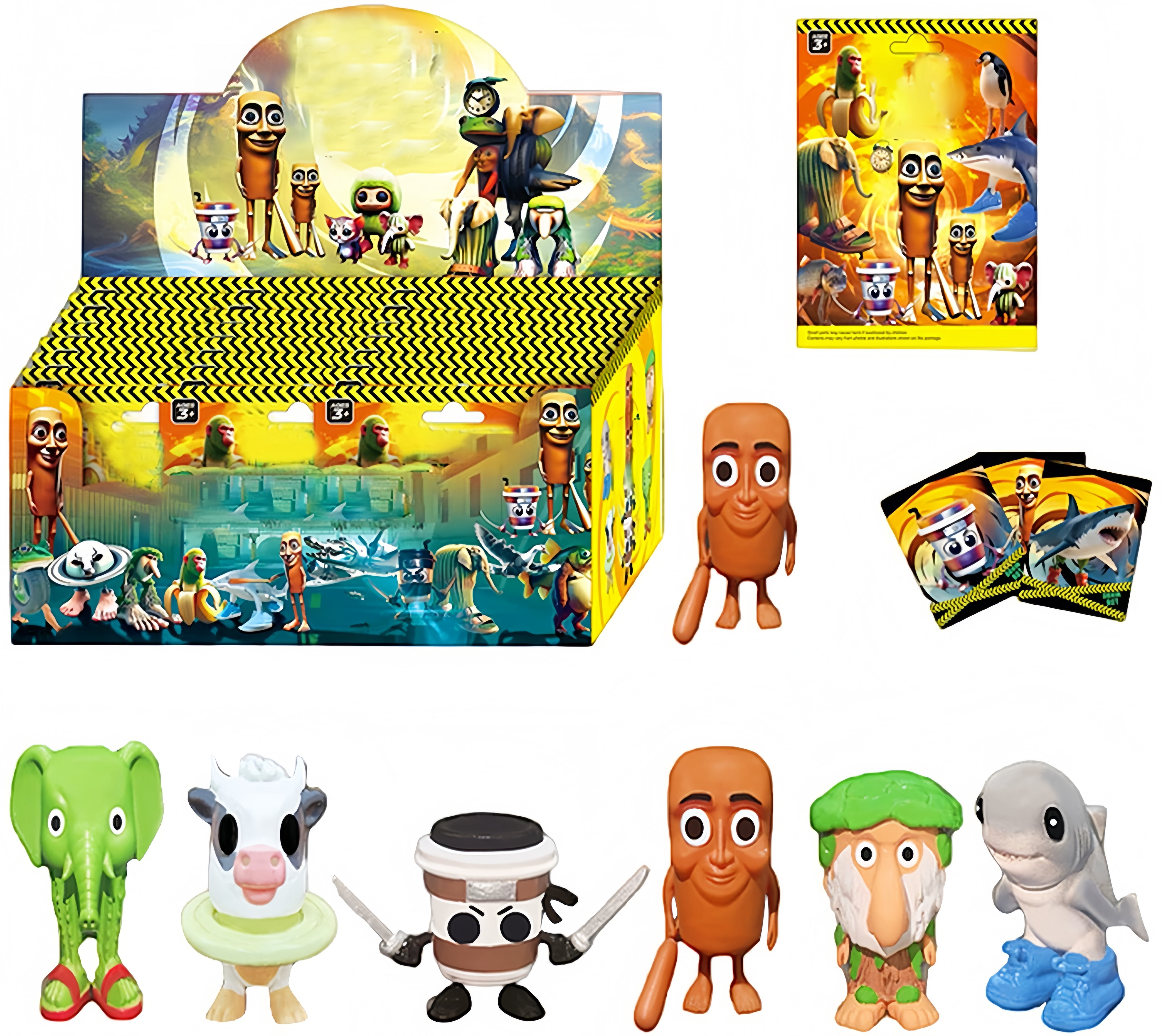 Italian Brainrot Blind Box - AI Italian Animals Blind Box Action Figure ...