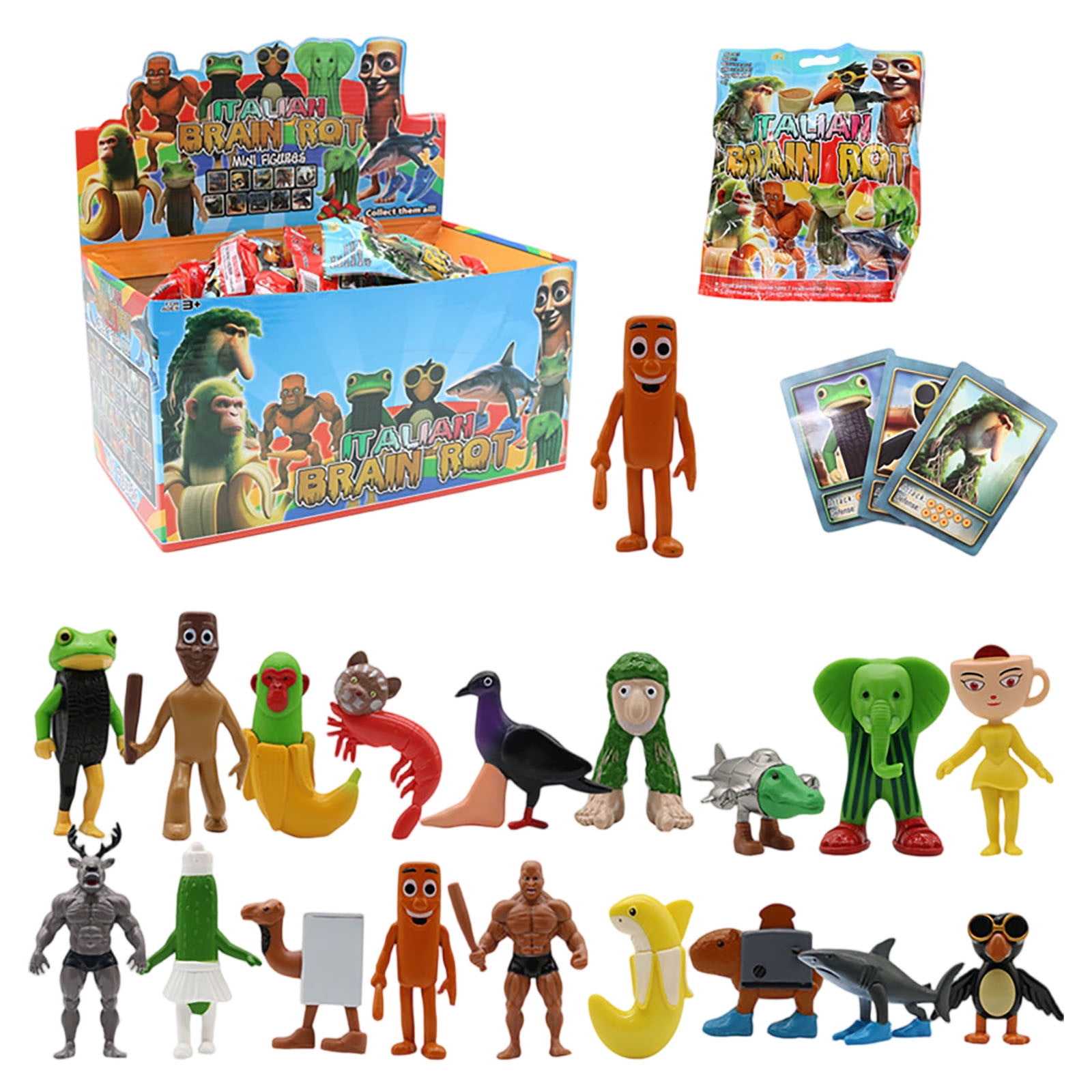 Italian Brainrot Blind Boxes Animals Toys Tralalero Tralala Collection ...