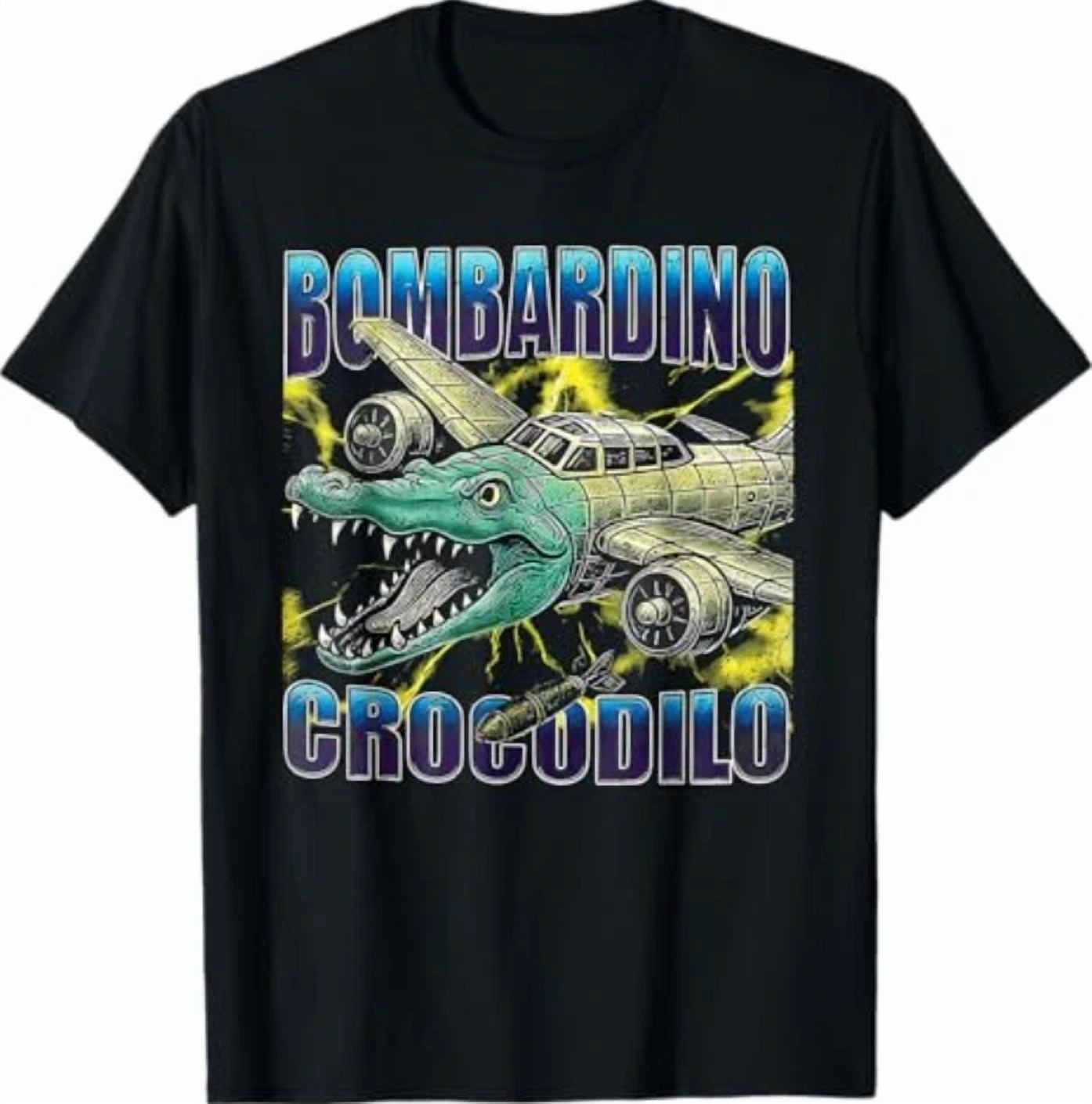 Italian Brainrot Bombardino Crocodilo Meme Men Women T-Shirt - Walmart.com