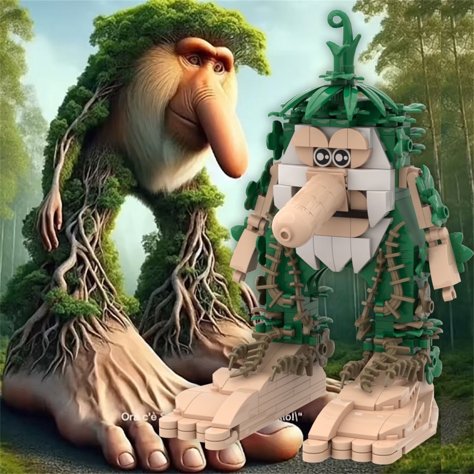 Italian Brainrot Brr Brr Patapim Building Blocks AI Italian Animals ...