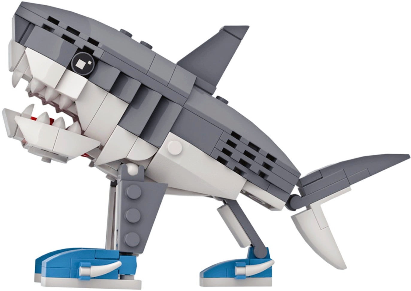 Italian Brainrot Building Block - 6,6'' Tralalero Tralala and ...