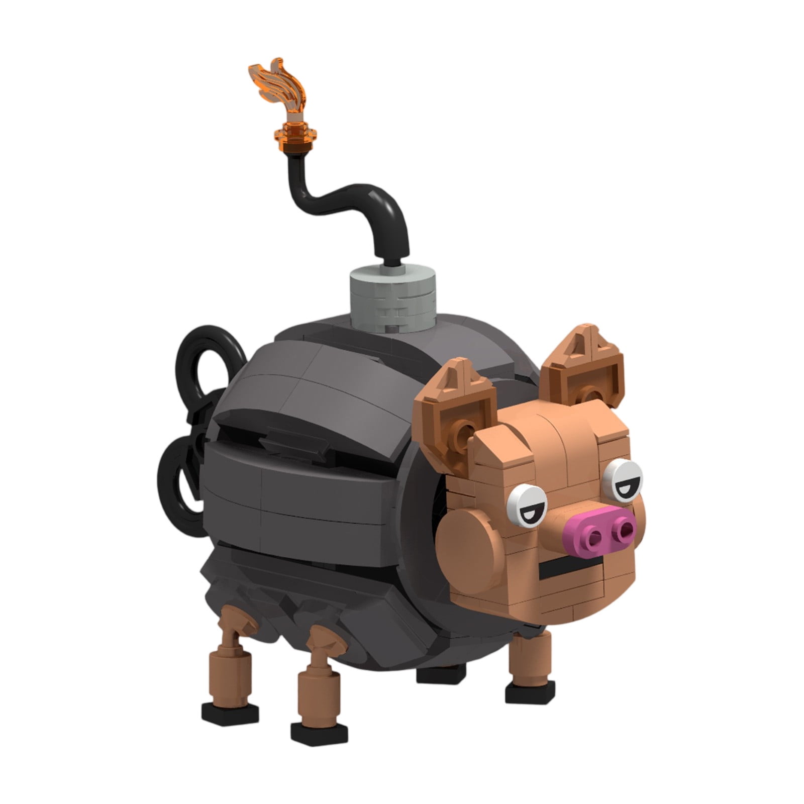 Italian Brainrot Building Block Figure Toys, 3.6" Tralalero Tralala ...