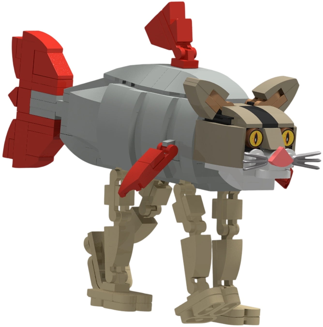 Italian Brainrot Building Block Set - 3D AI Brainrot Animal Building ...