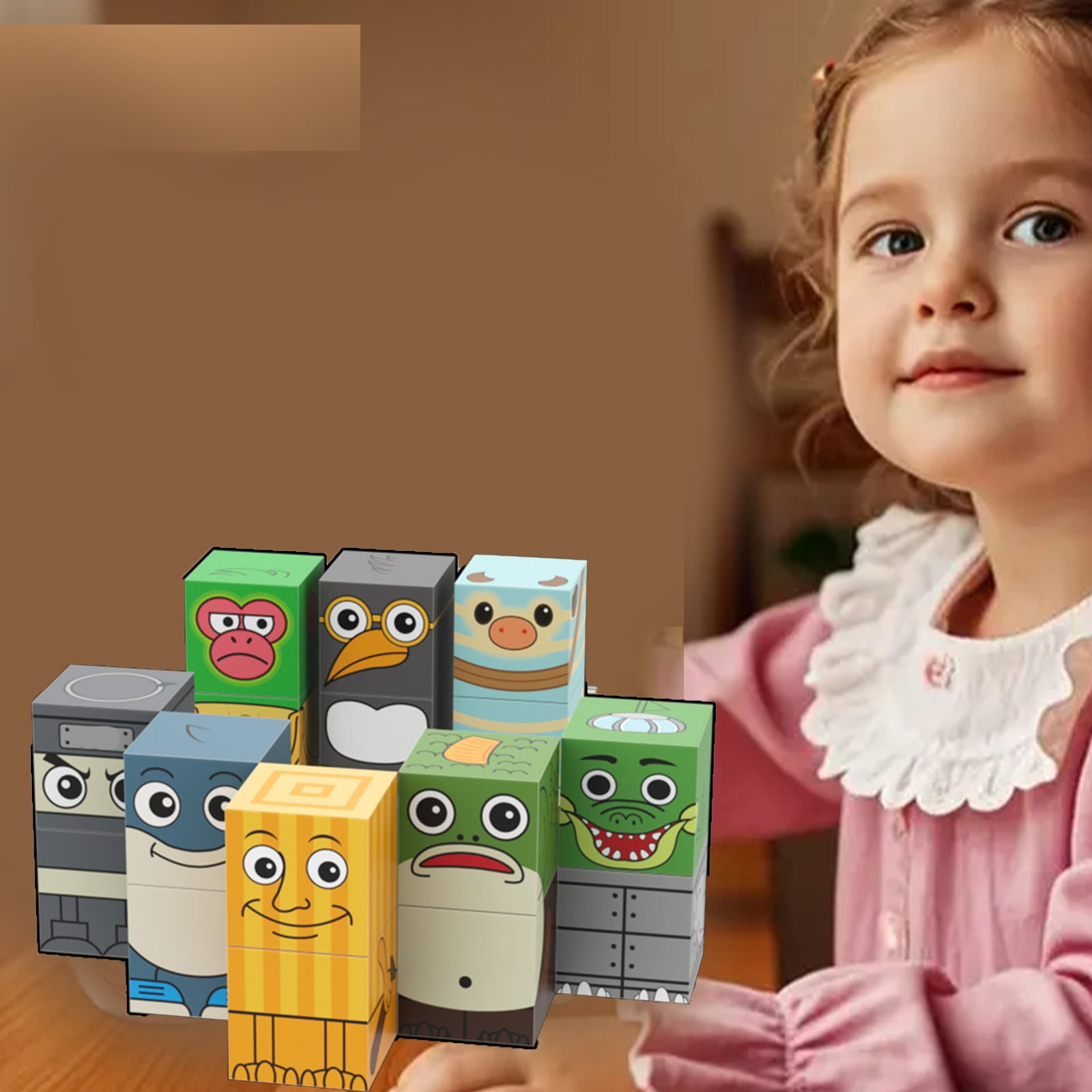 Italian Brainrot Building Blocks, 2in Italian Brainrot toy Building ...