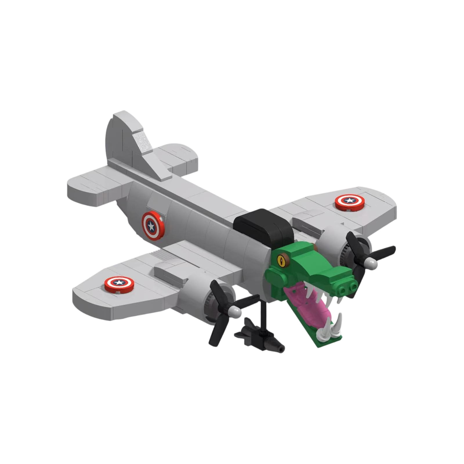 Italian Brainrot Building Blocks Set - Bombardiere Lucertola Meme ...