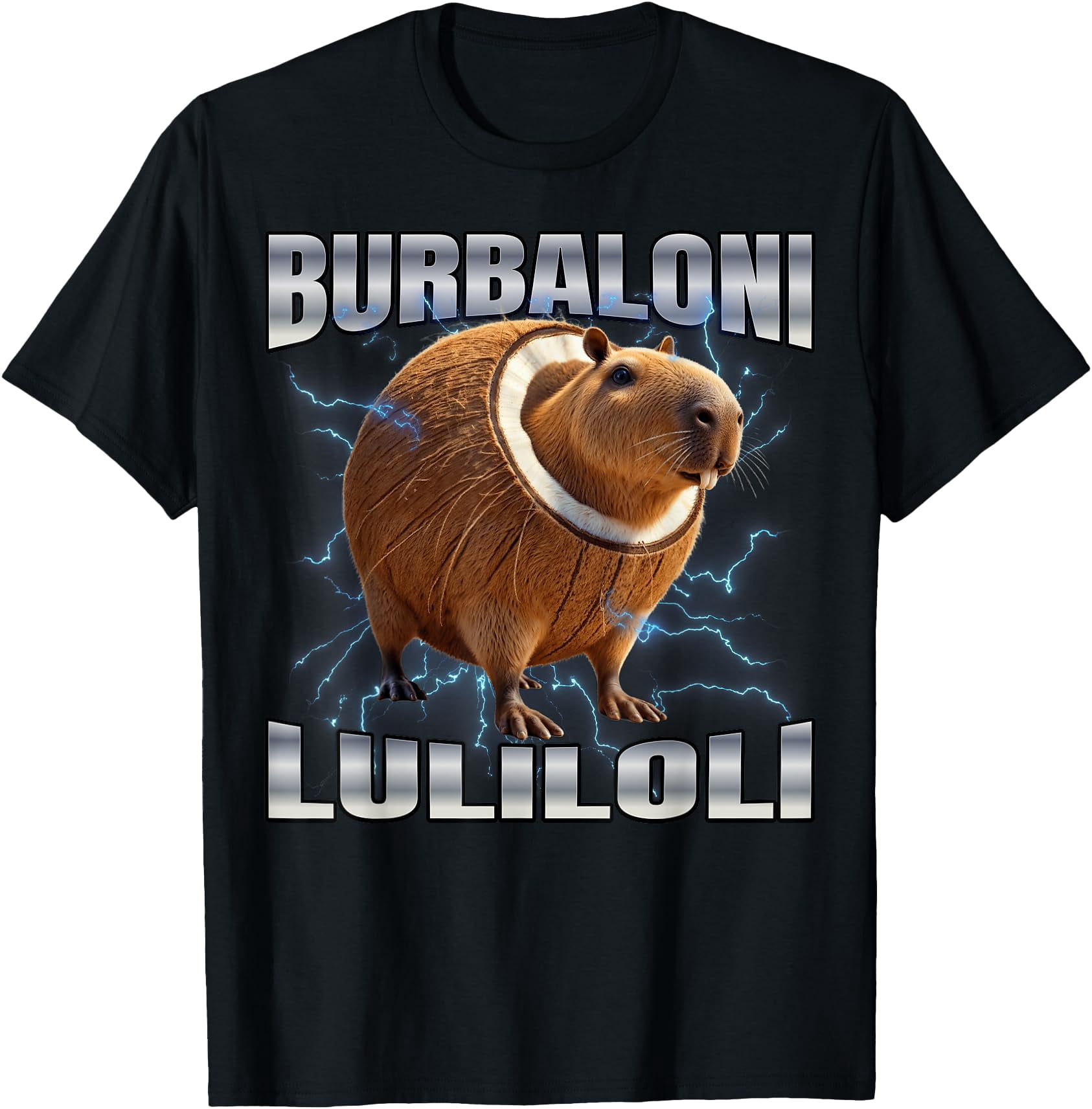 Italian Brainrot Burbaloni Luliloli Capypara Softstyle Unisex T-Shirt ...