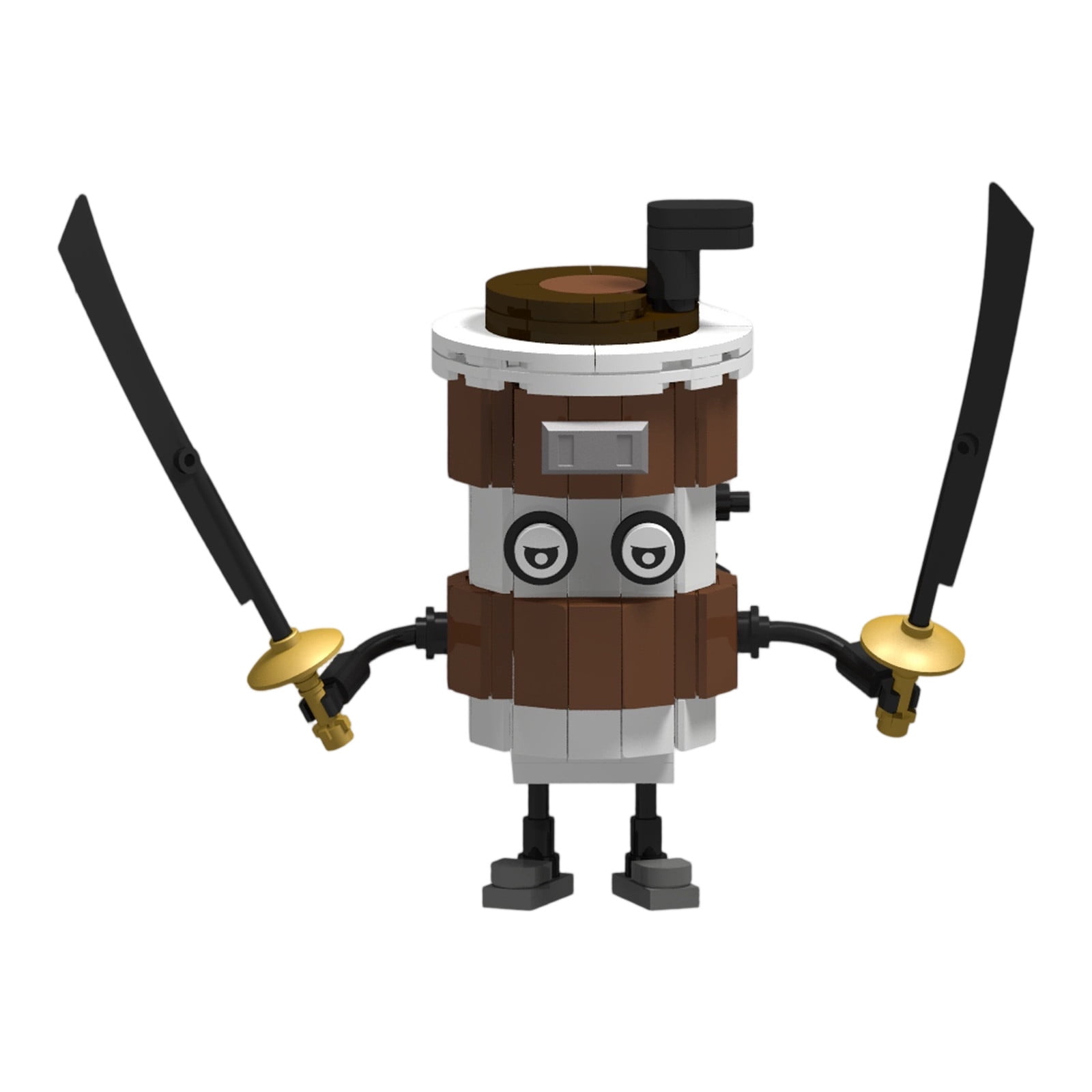 Italian Brainrot Cabucino Assasino Building Blocks Set,Cabucino ...