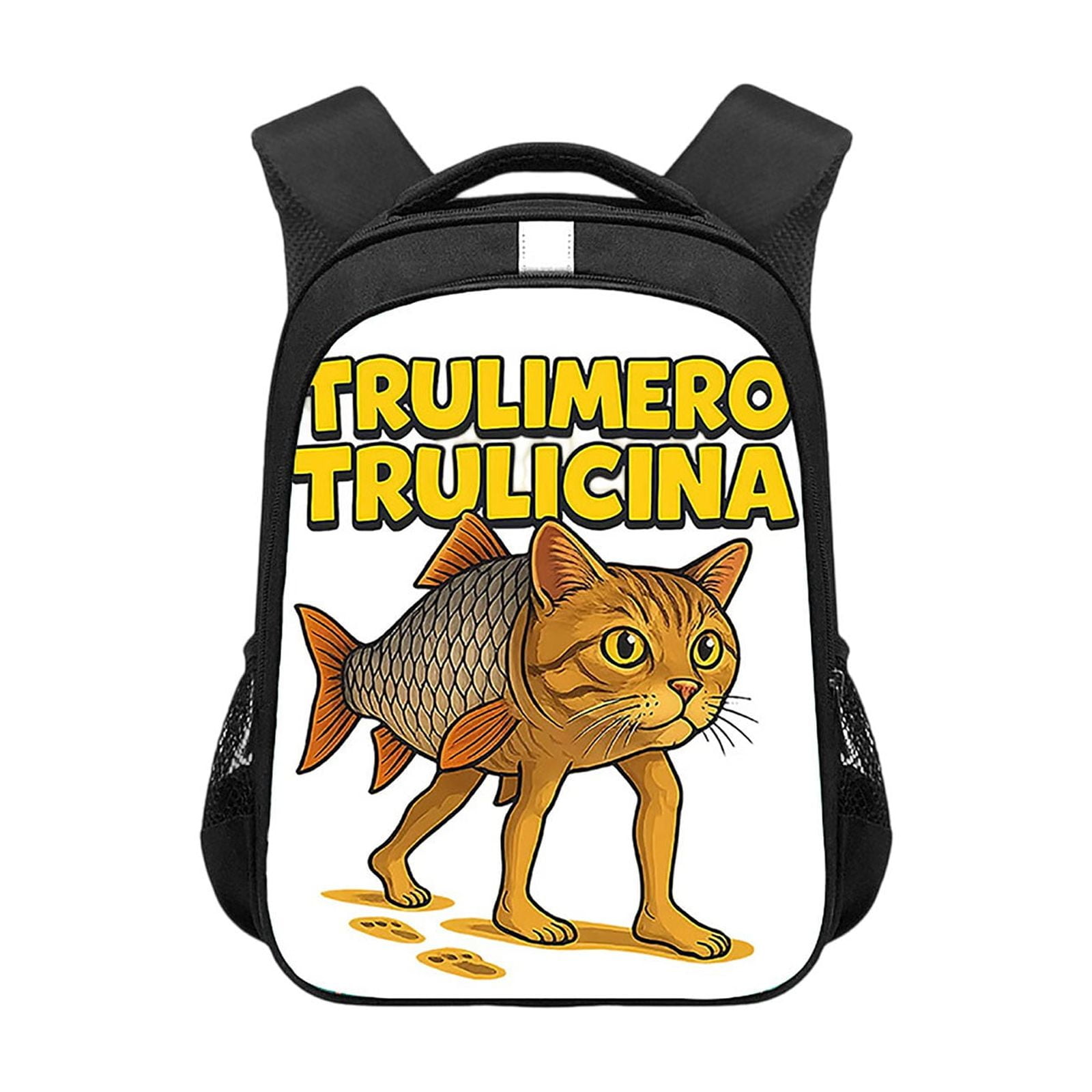 Italian Brainrot Clicker Tralalero Tralala School Backpack, Italian ...