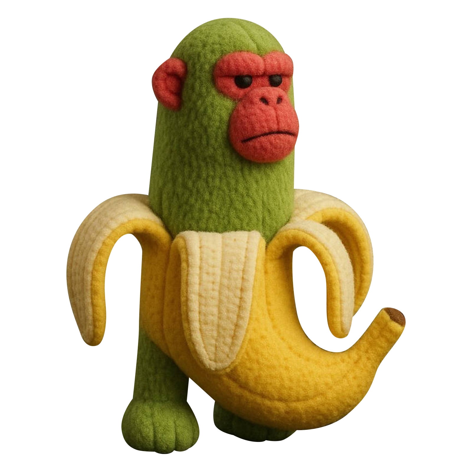 Italian Brainrot Doll Chimpanzini Bananini Plush Toys, 9.84" Italian ...